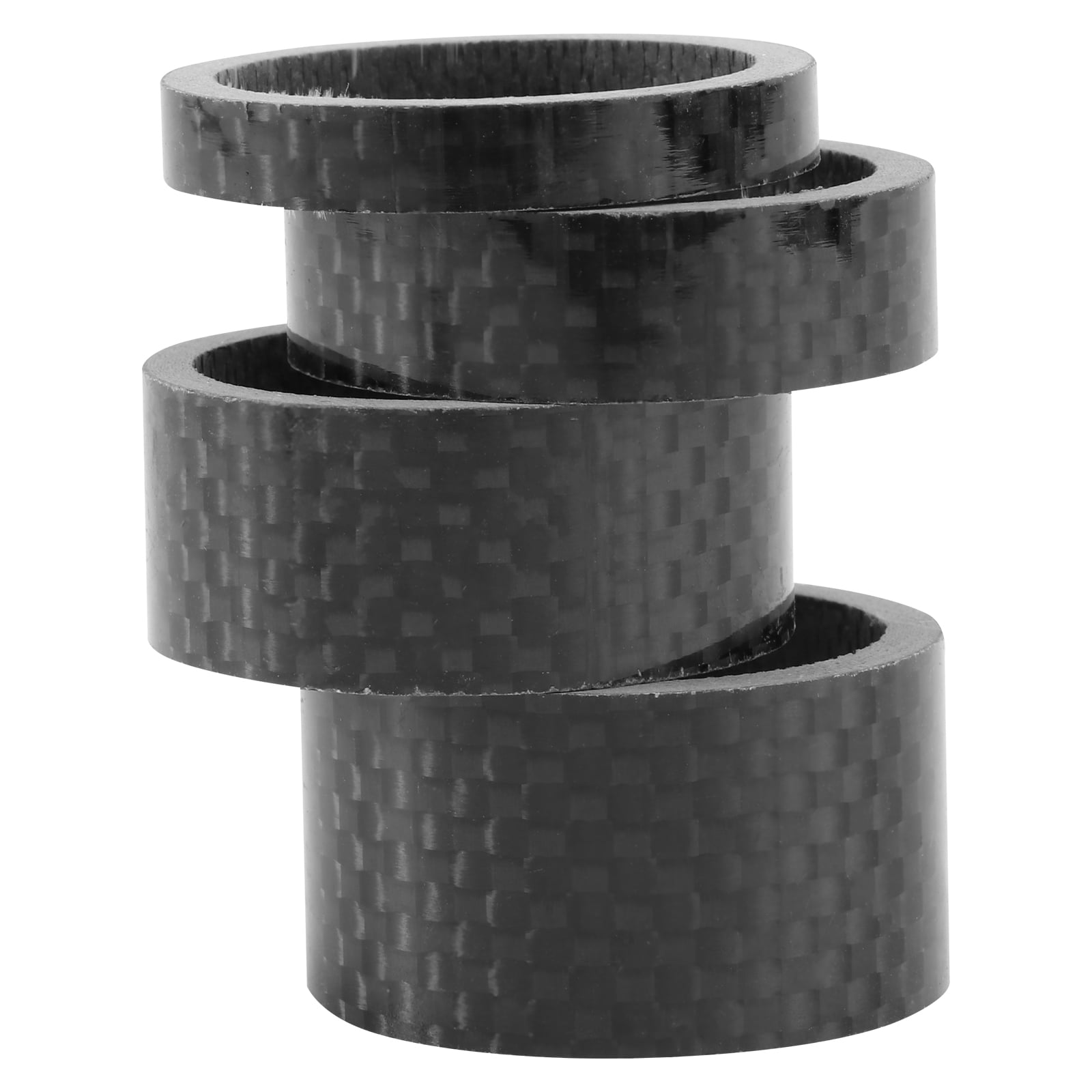HEMOTON 4 Pcs Carbon Fiber Washer Bike Stem Spacer Set Spacers ...