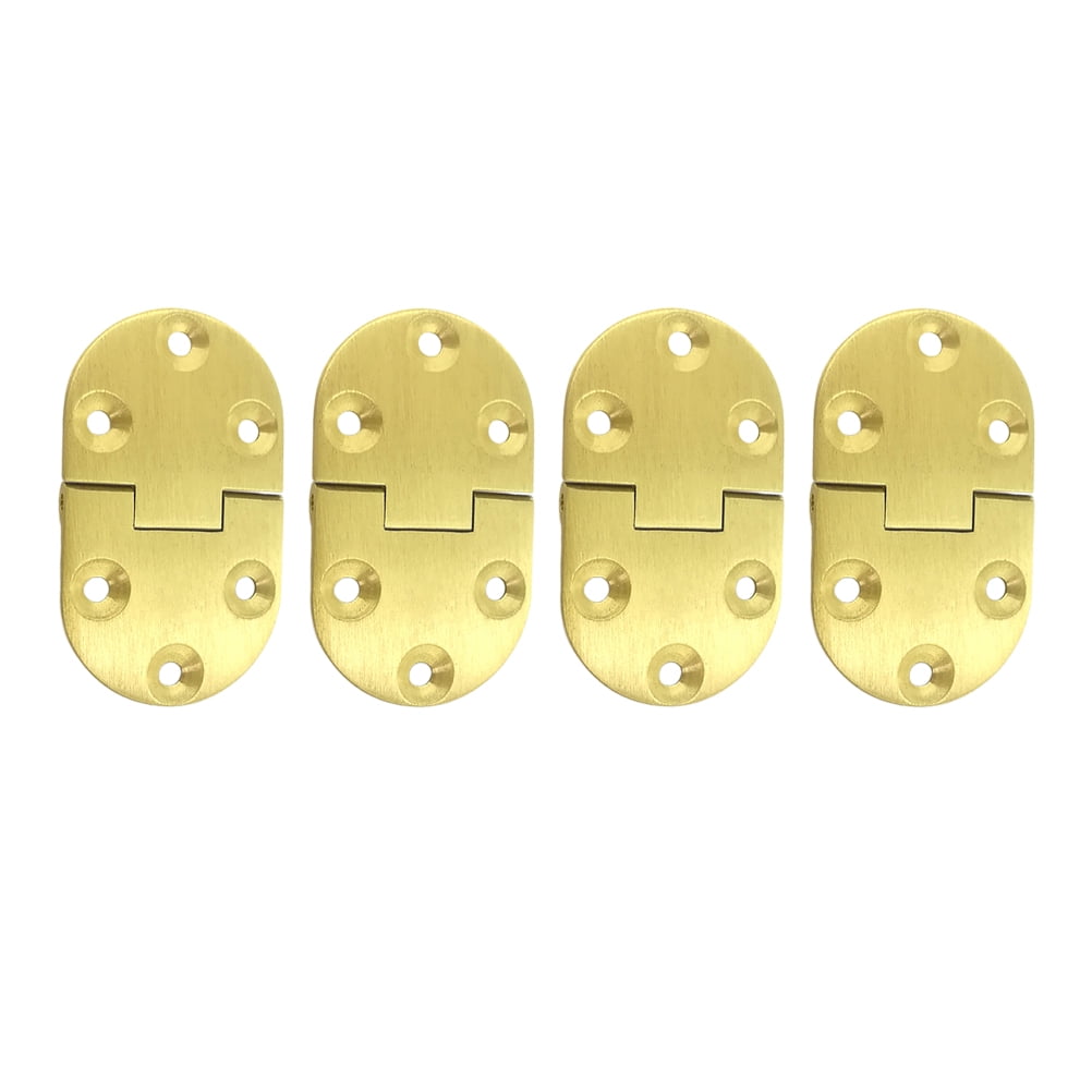 HEMOTON 4 Pcs Copper Hinge Hinges for Kitchen Cabinets Door Loose-leaf ...