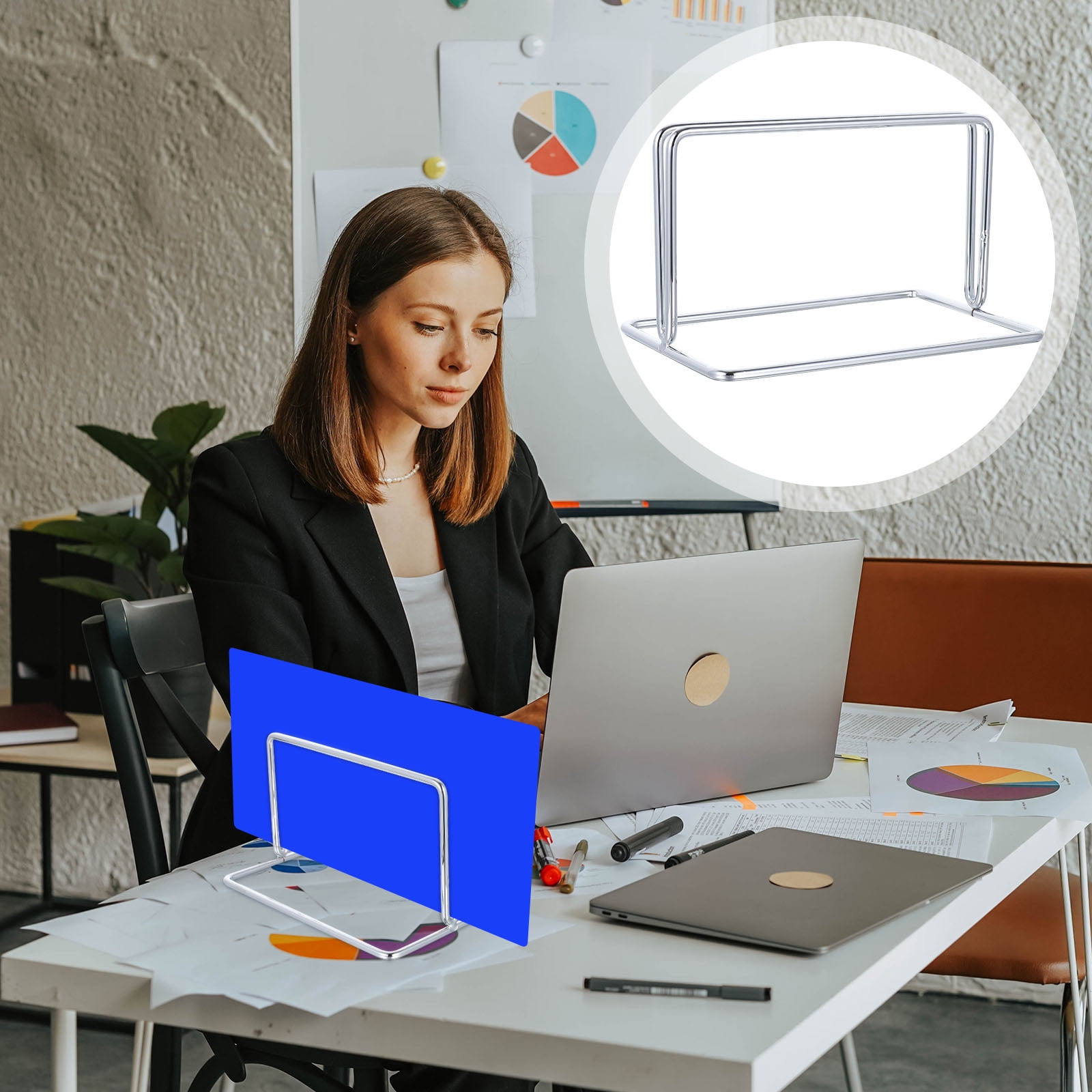 HEMOTON 4 Pcs Exam Room Divider Bracket Punch-free Partition Partitions ...