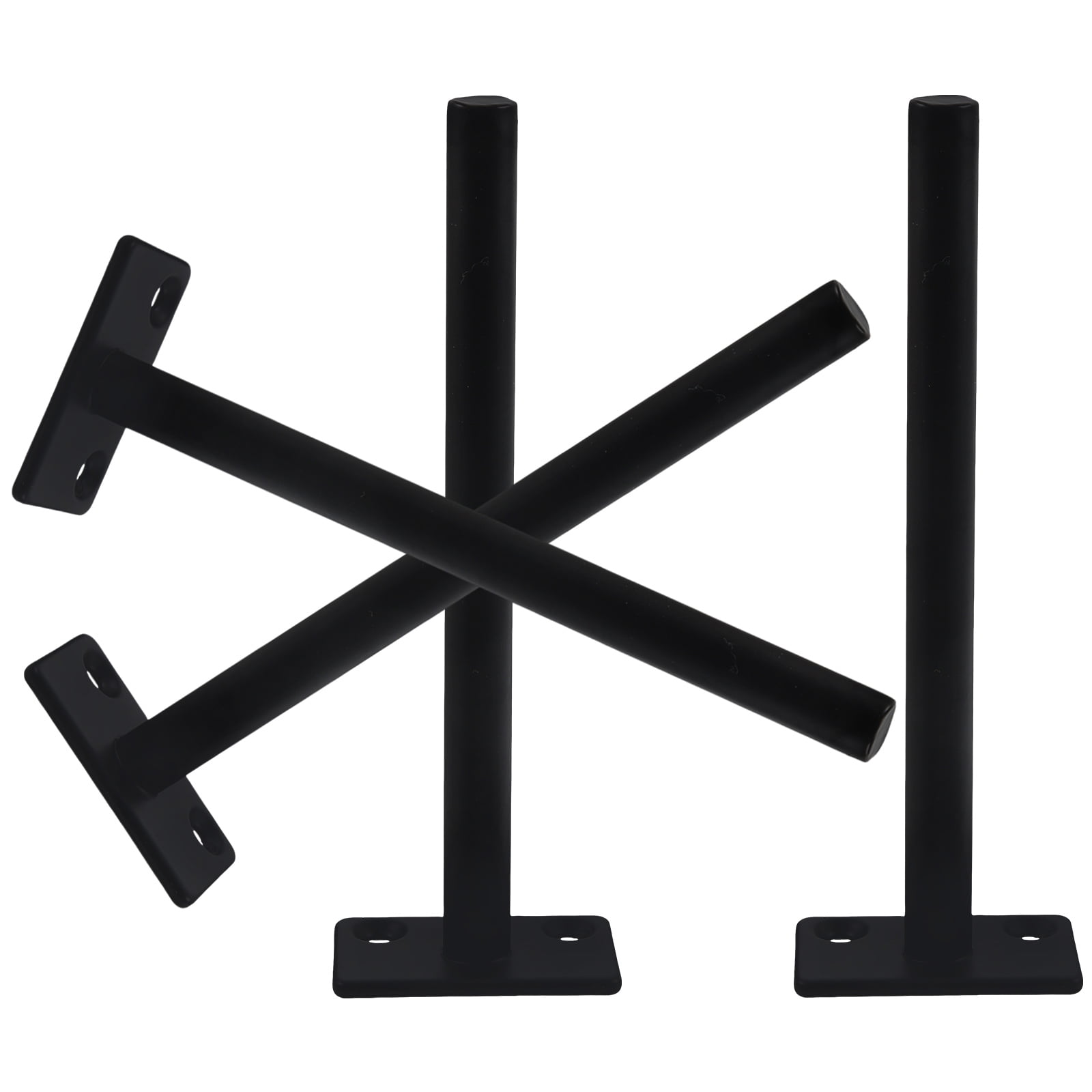 HEMOTON 4 Pcs Floating Shelf Heavy Duty Storage Rack Hidden Bracket ...