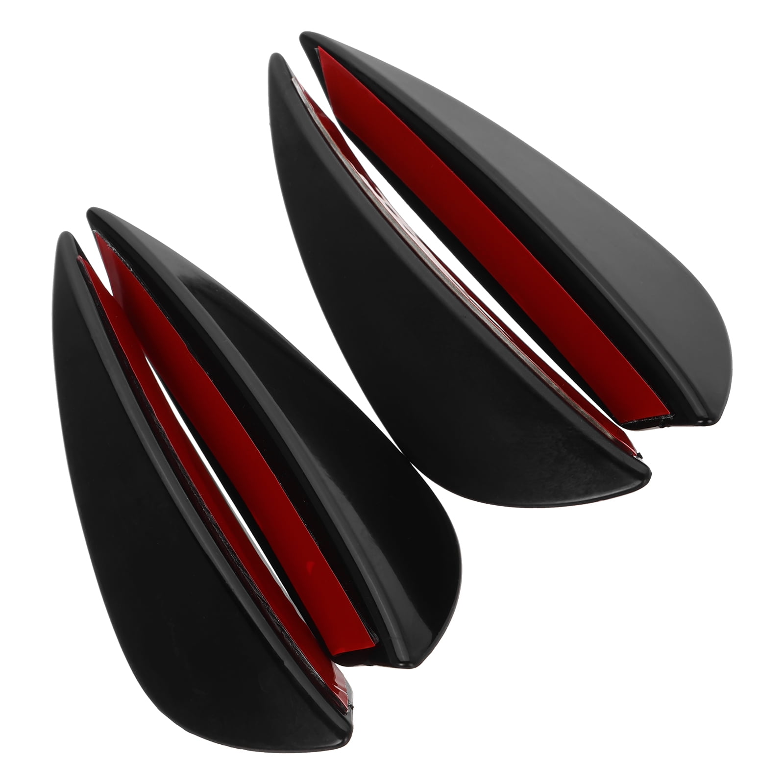 HEMOTON 4 Pcs Front Bumper Diffusers Car Exterior Modification Kit Rear ...