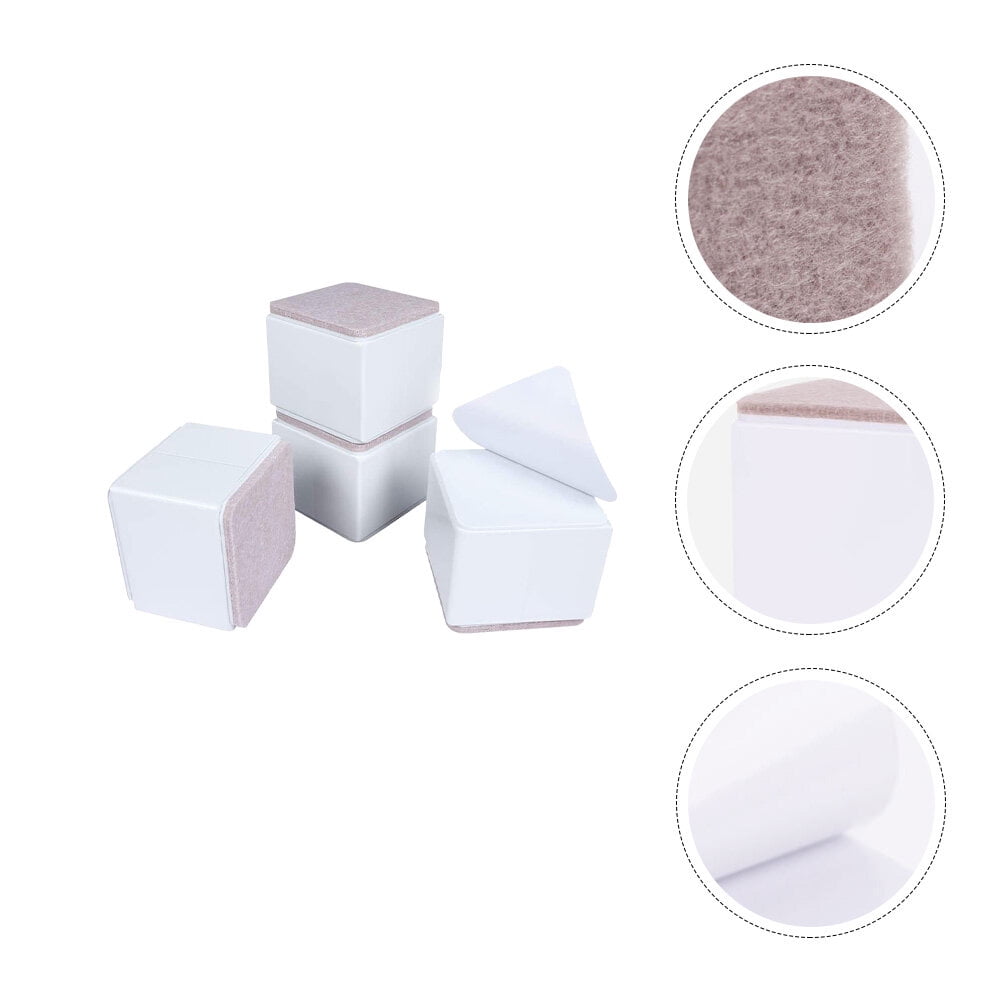 HEMOTON 4 Pcs Heightening Cushion Block Lifts Home Furniture Bed Frame ...