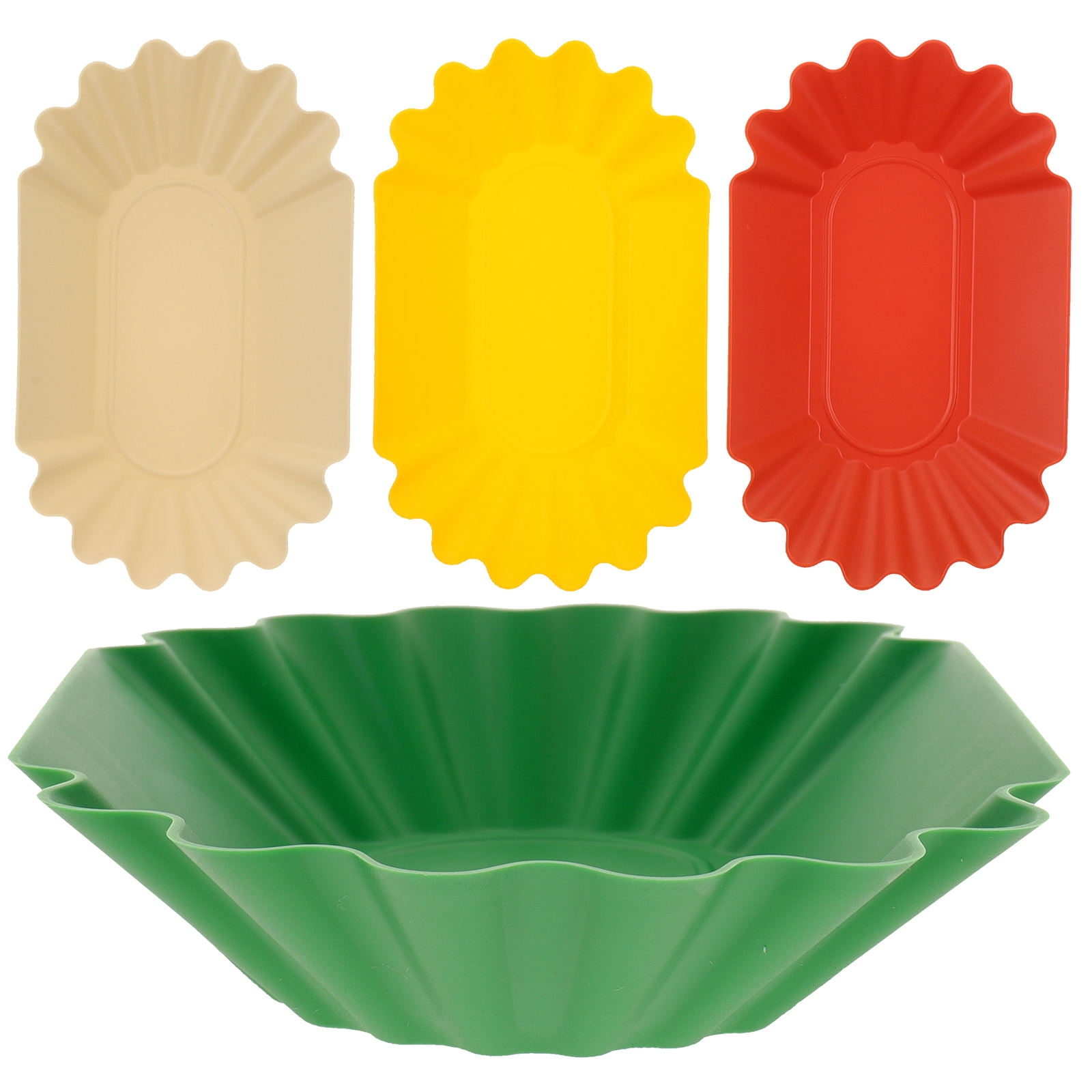 HEMOTON 4 Pcs Jewelry Measuring Plate Bean Display Tray Coffee Trays ...