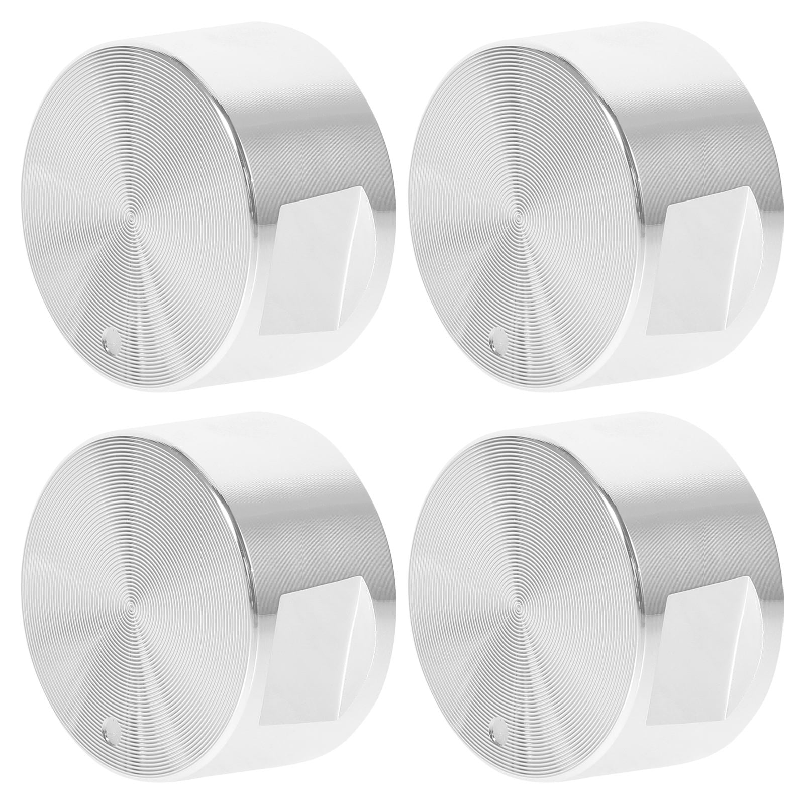 HEMOTON 4 Pcs Oven Knobs Gas Stove Replacement Chrome Range - Walmart.com