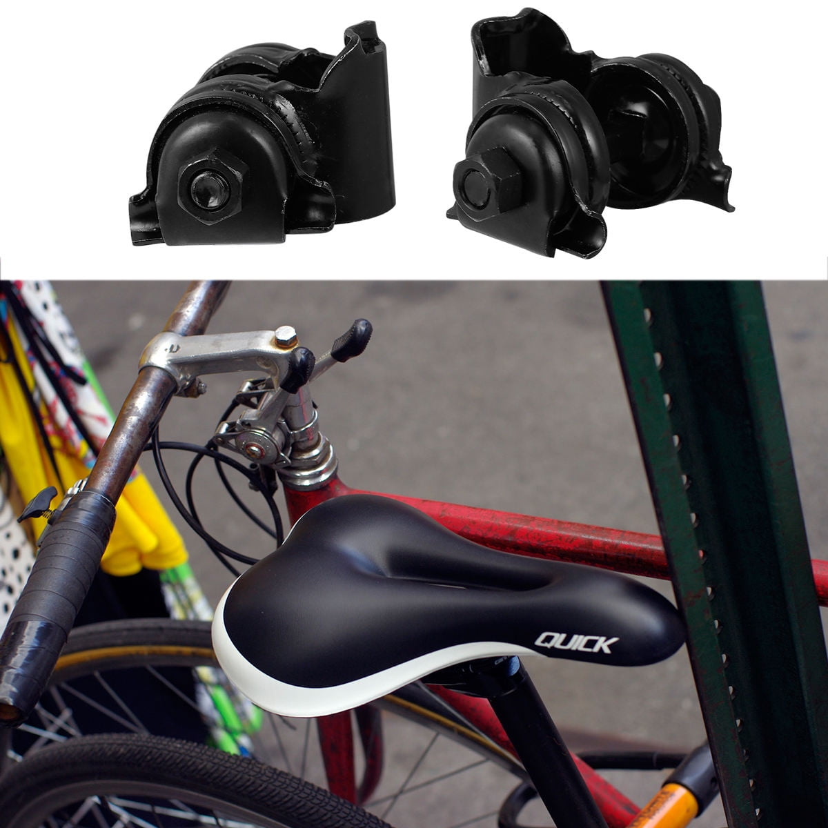 HEMOTON 4 Pcs Seat Cushion Clamp Code Muddy Conditions Bike - Walmart.com