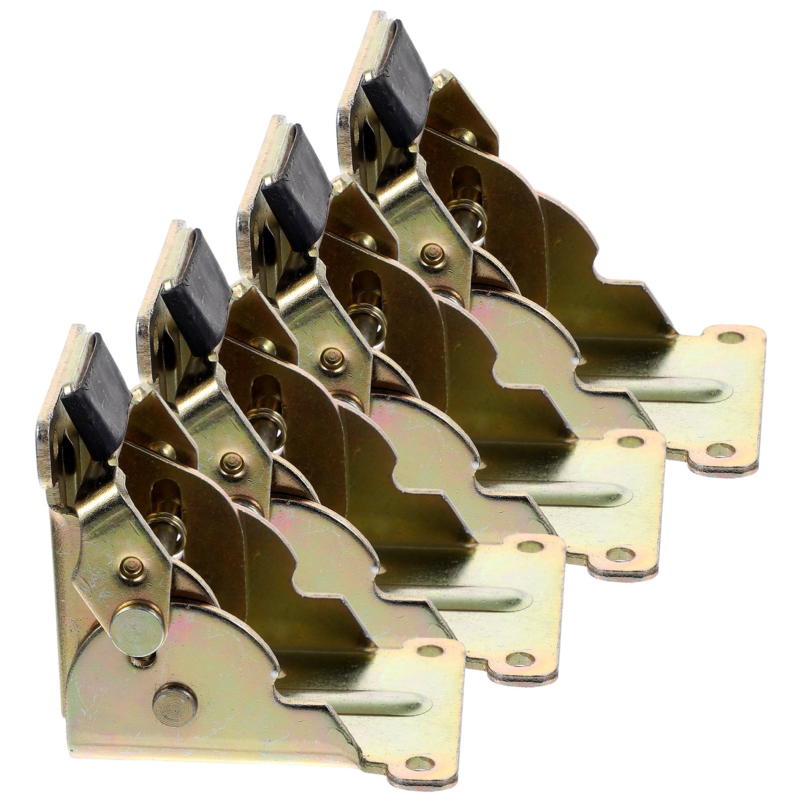 HEMOTON 4 Pcs Spring Table Leg Folding Hinge Practical Hinge 6.60X6 ...