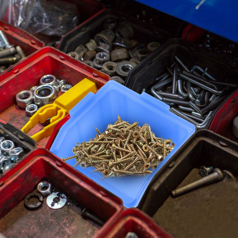 HEMOTON 4 Pcs Stack Stackable Clear Storage Bins Plastic Box ...