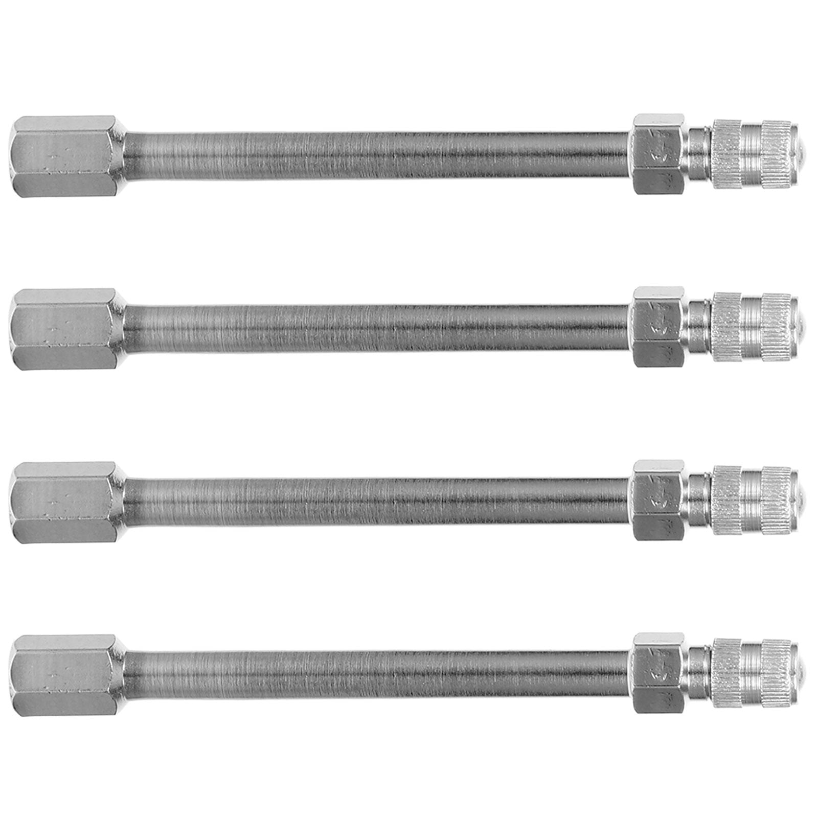 HEMOTON 4 Pcs Universal Tire Valve Extension Wheel Stems Inflation Rod ...