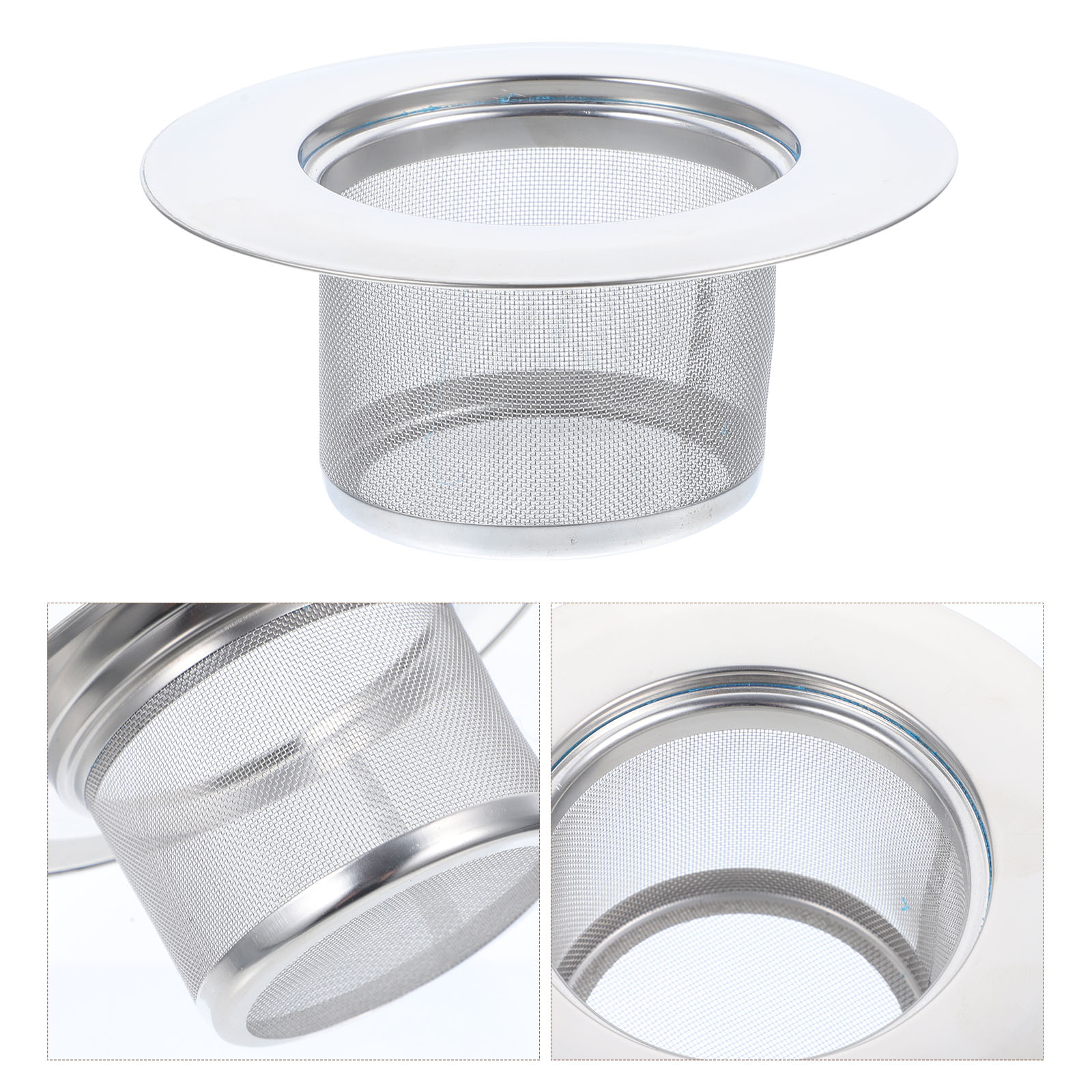 HEMOTON 4 Pcs Water Sinks Stainless Steel Filter Mesh Sink Strainer 11 ...