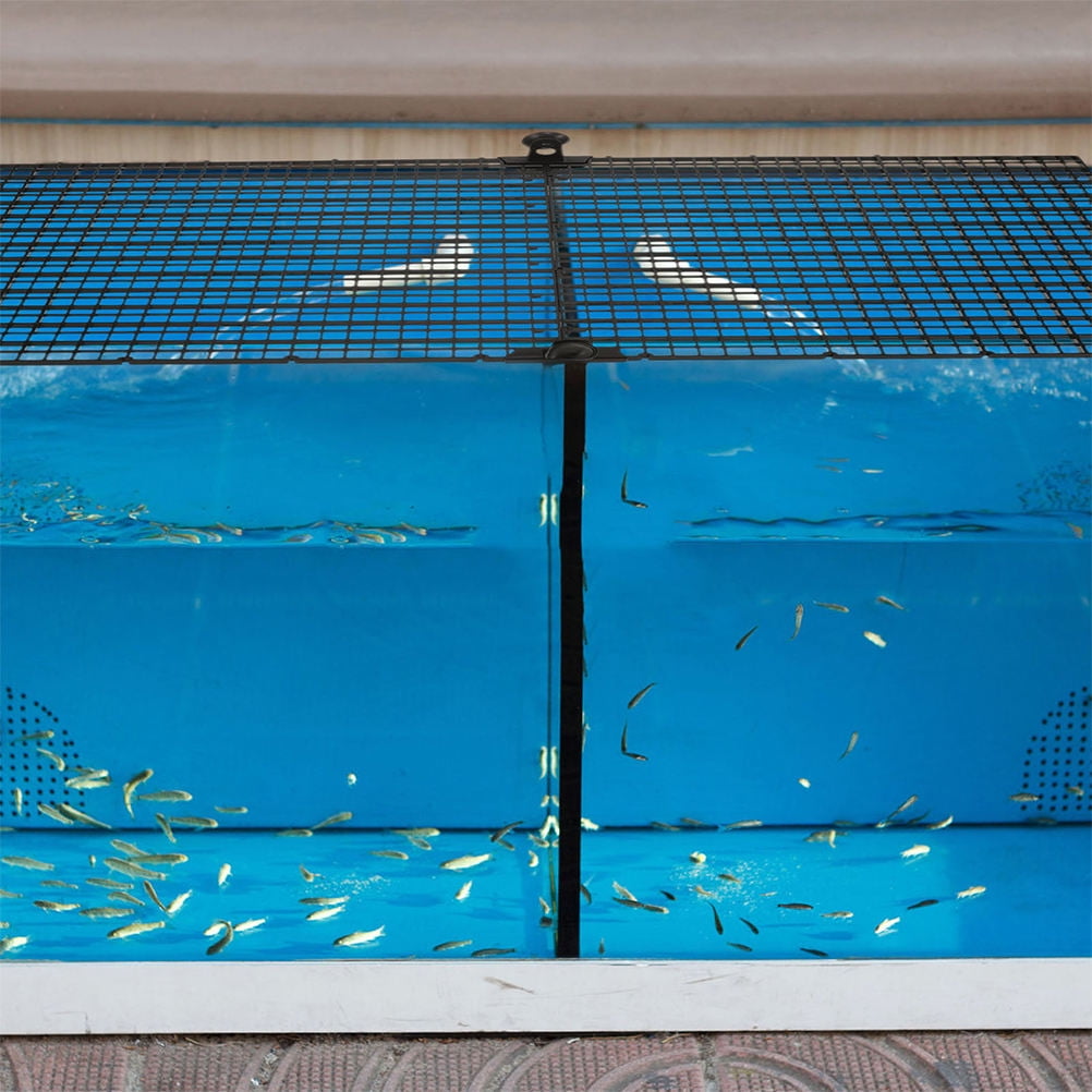 HEMOTON 4 Sets Aquarium Fish Tank Divider Plastic Egg Crate Aquarium ...