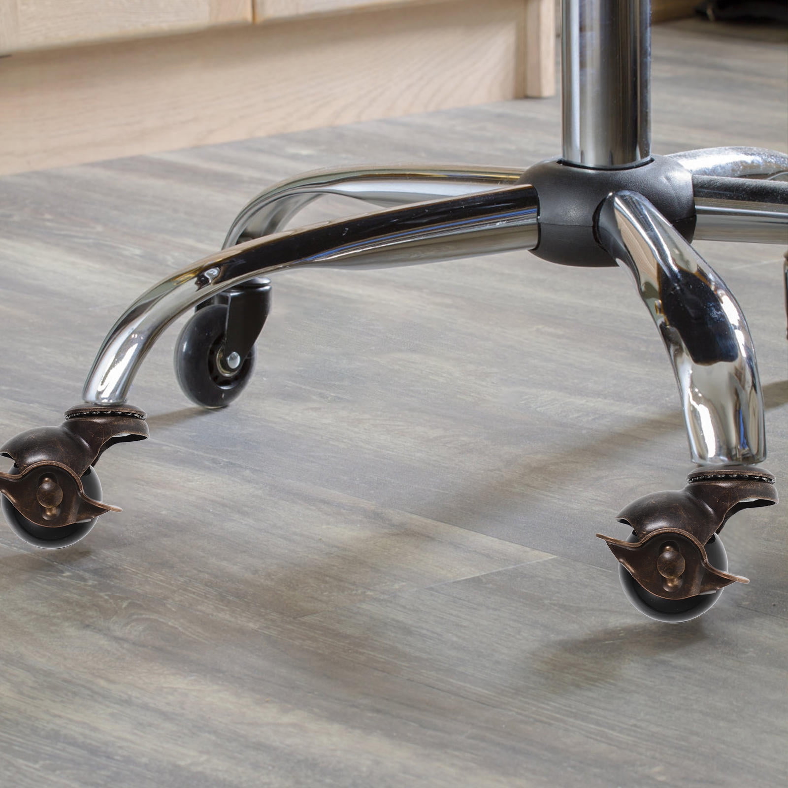 HEMOTON 4 Sets Casters with Brake Appliance for Office Chair Furniture ...