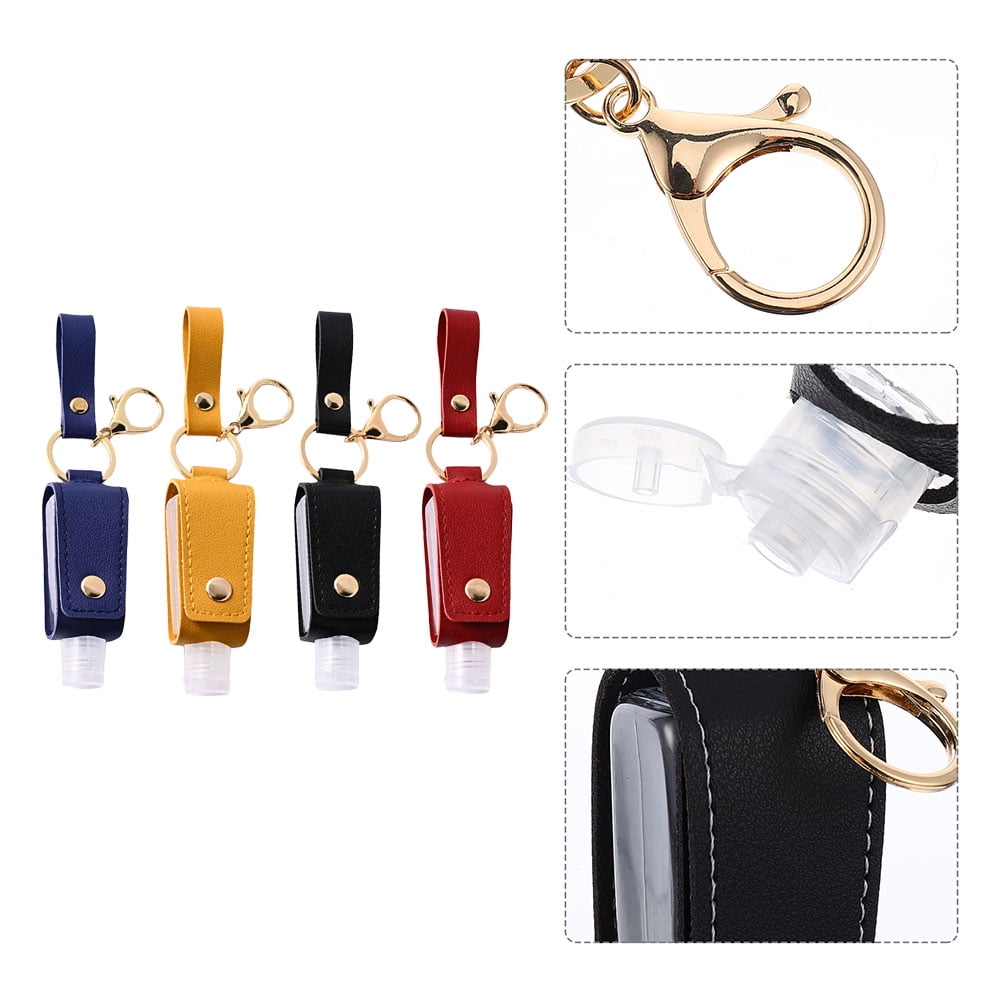 HEMOTON 4 Sets Hand Sanitizer Keychain Small Pump Bottle Toiletries ...