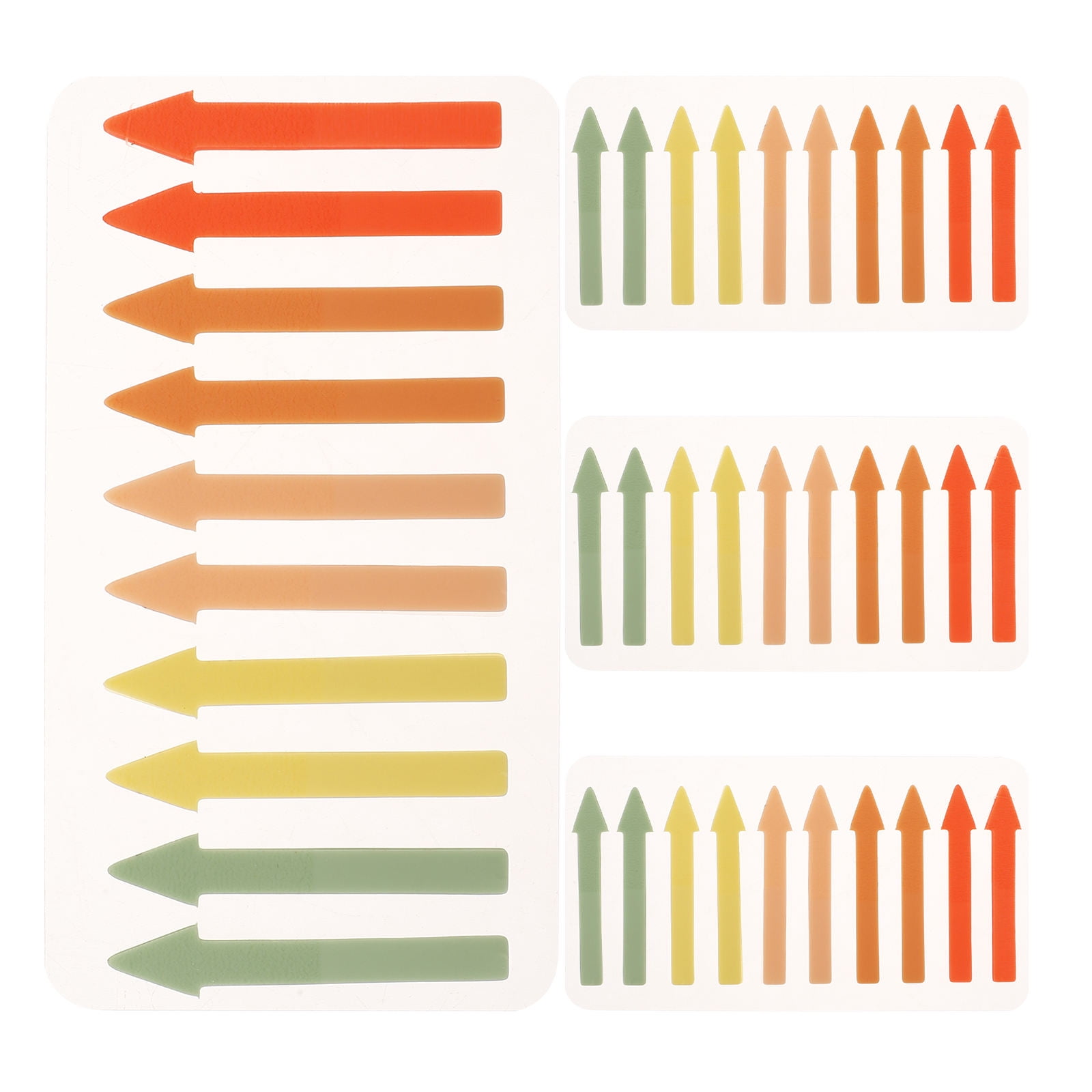 HEMOTON 4 Sheets of Sticky Index Tabs Sticky Page Markers Sticky Page ...