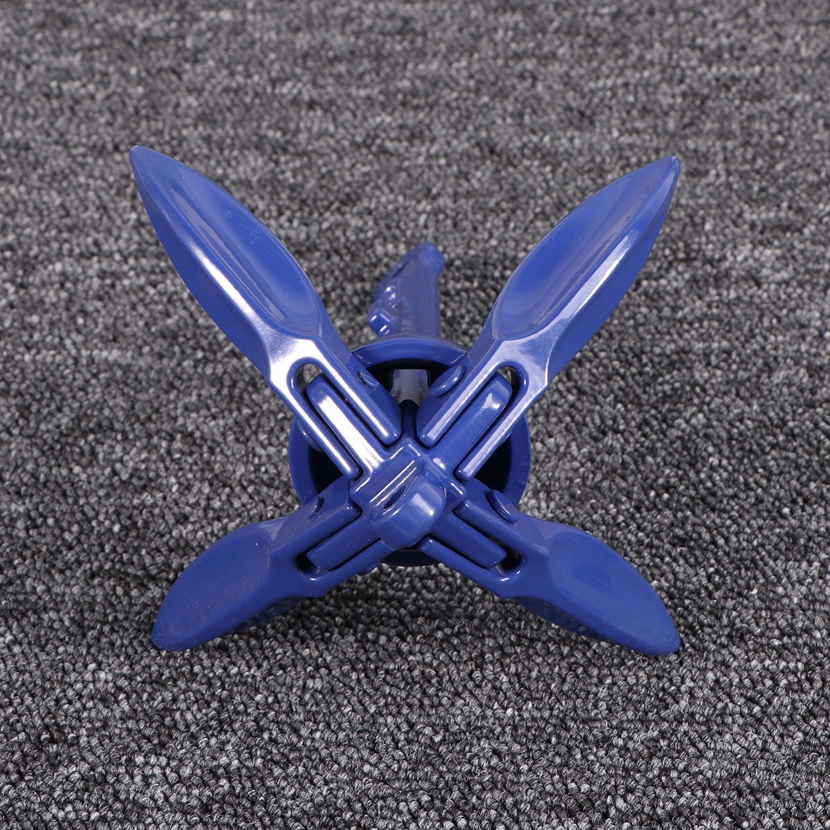 SOPOTUTU Durable Foldable Boat Anchor Blue for Boats 4 Tins Design ...