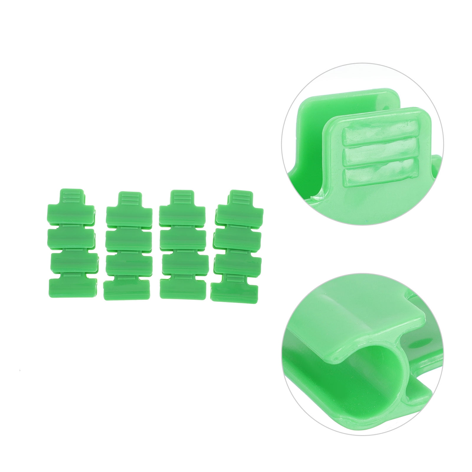 HEMOTON 40 Pcs Film Row Cover Clip Tunnel Hoops Clamp Greenhouse Clamps ...