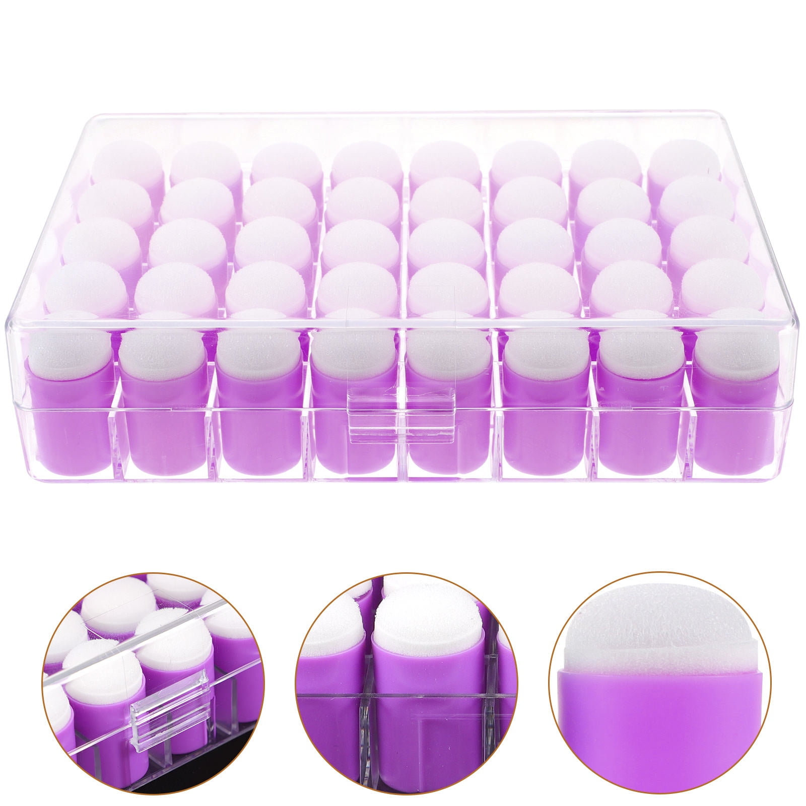 HEMOTON 40pcs DIY Finger Sponge Daubers Finger Painting Sponge Daubers for Stamping - Walmart.com