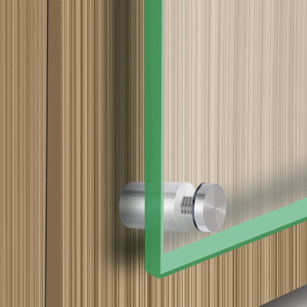 HEMOTON 48 Pcs Glass Standoff Nail Sign Screws Display Boards Standing ...