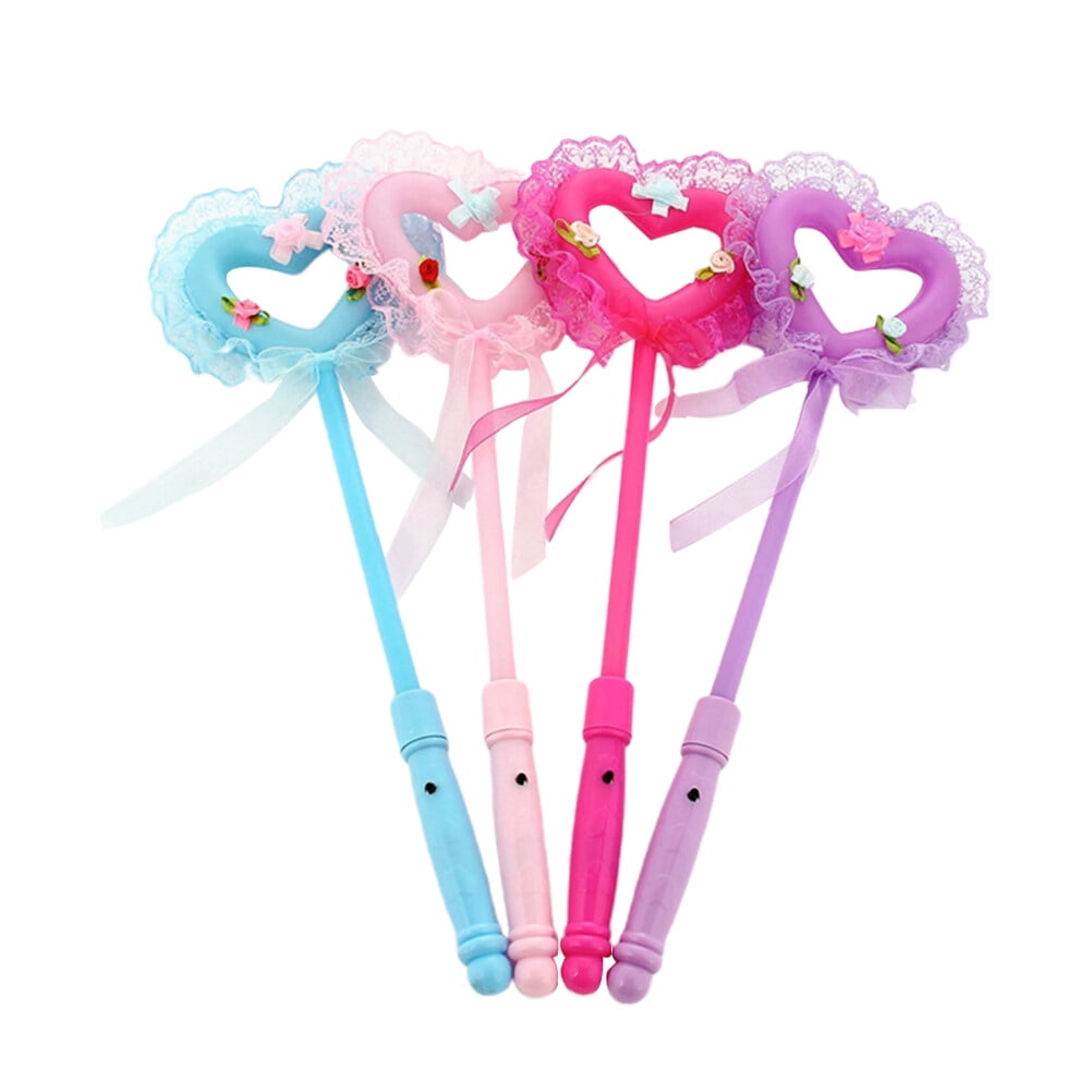 HEMOTON 4PCS Assorted Color Shiny Glow Toy Decorative Stick Lightweight ...