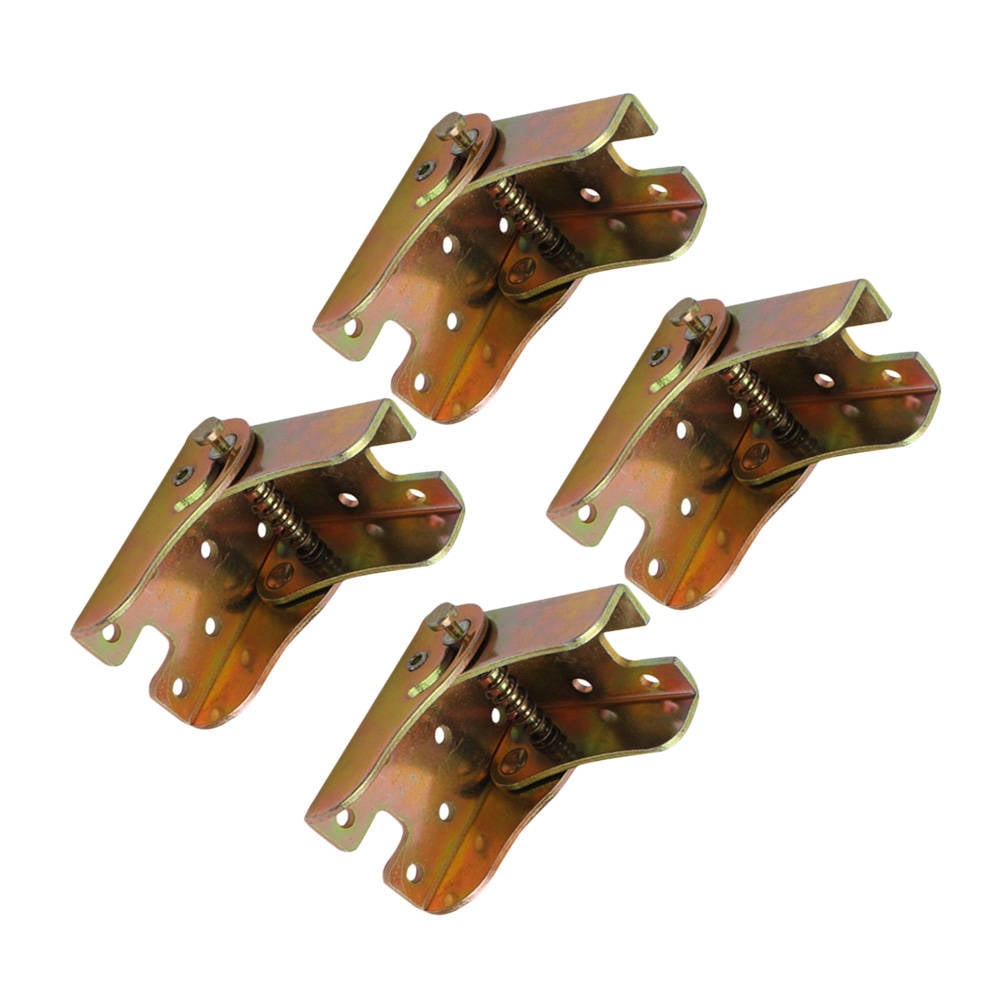HEMOTON 4PCS Table Legs Folding Hinge 90 Degree Folding Brake Tea Table ...