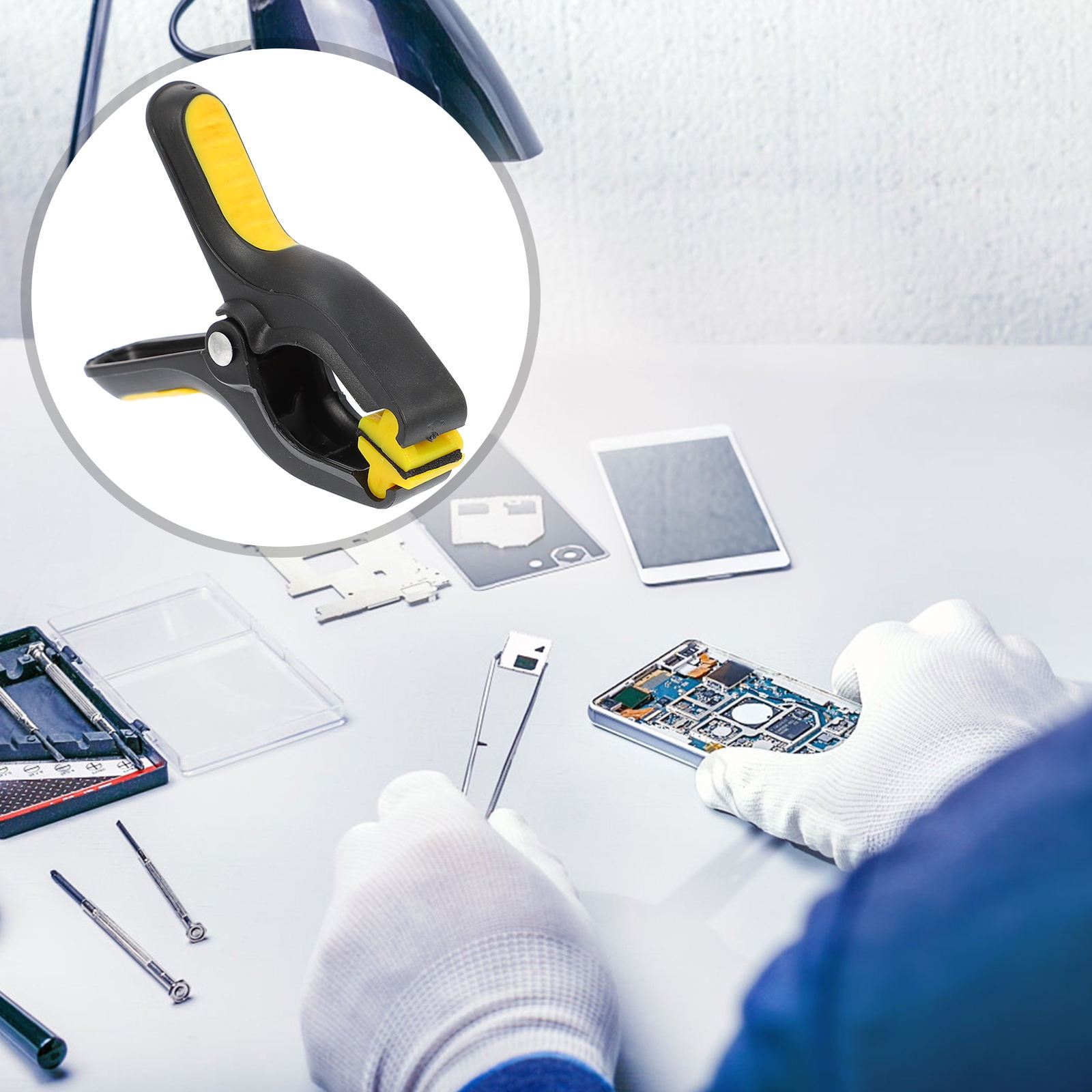 HEMOTON 4Pcs Plastic Clips Fixture LCD Screen Fastening Clamps for ...