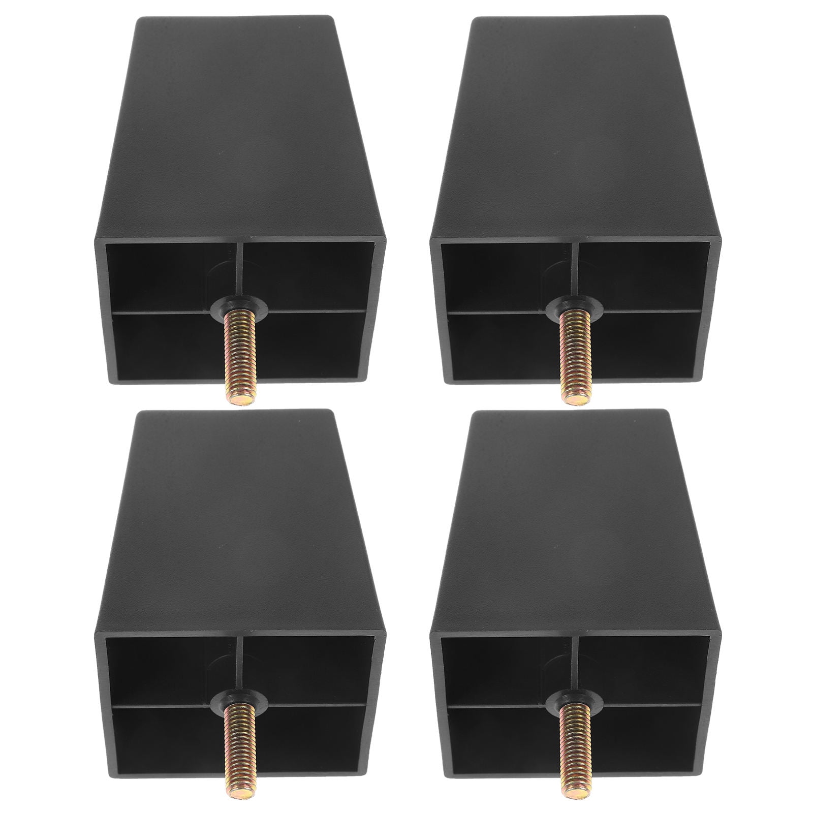 HEMOTON 4pcs Furniture Foot Screw On Chair Leg Replacement 8cm Table ...