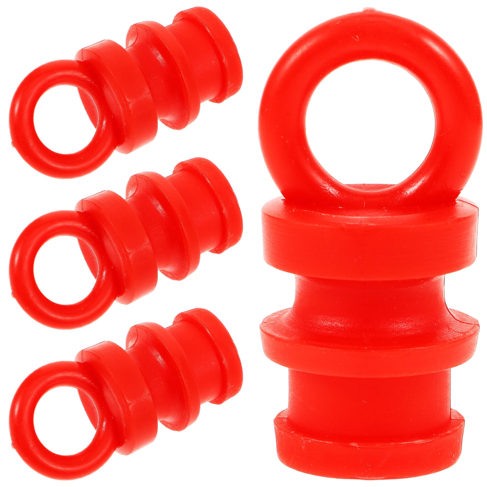 HEMOTON 4pcs Outdoor Plastic Warning Post Caps Warning Post Cover ...