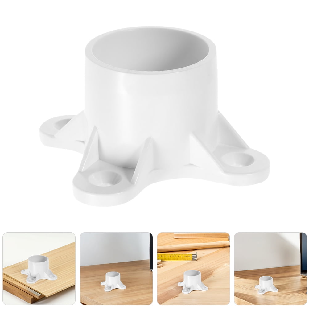 SOPOTUTU Table Leg Caps PVC White 4Pcs - Walmart.com