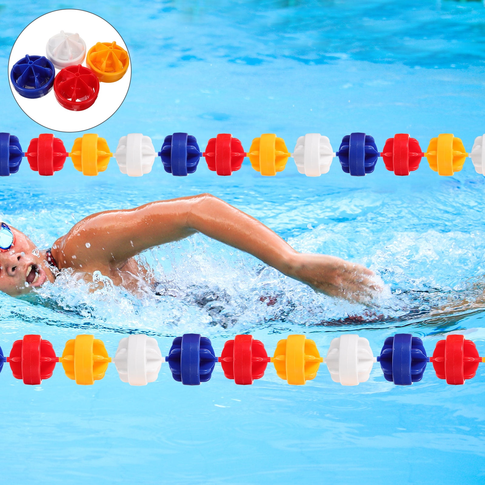 HEMOTON 4pcs Pool Safety Float Floating Buoys Floating Buoy Marker For ...