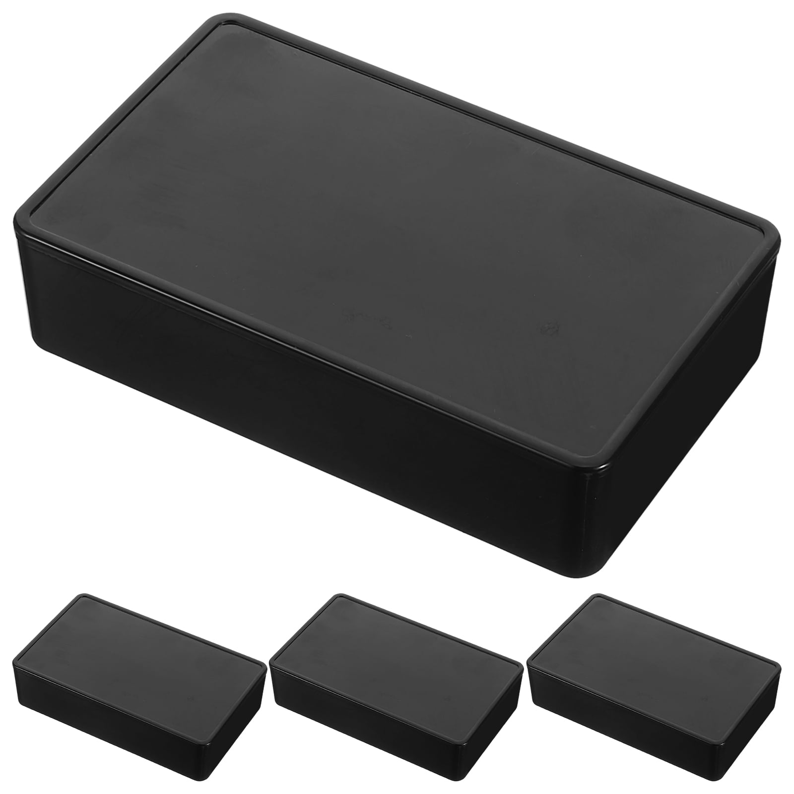 HEMOTON 4pcs Project Box Small Plastic Case Junction Box Electrical Box ...