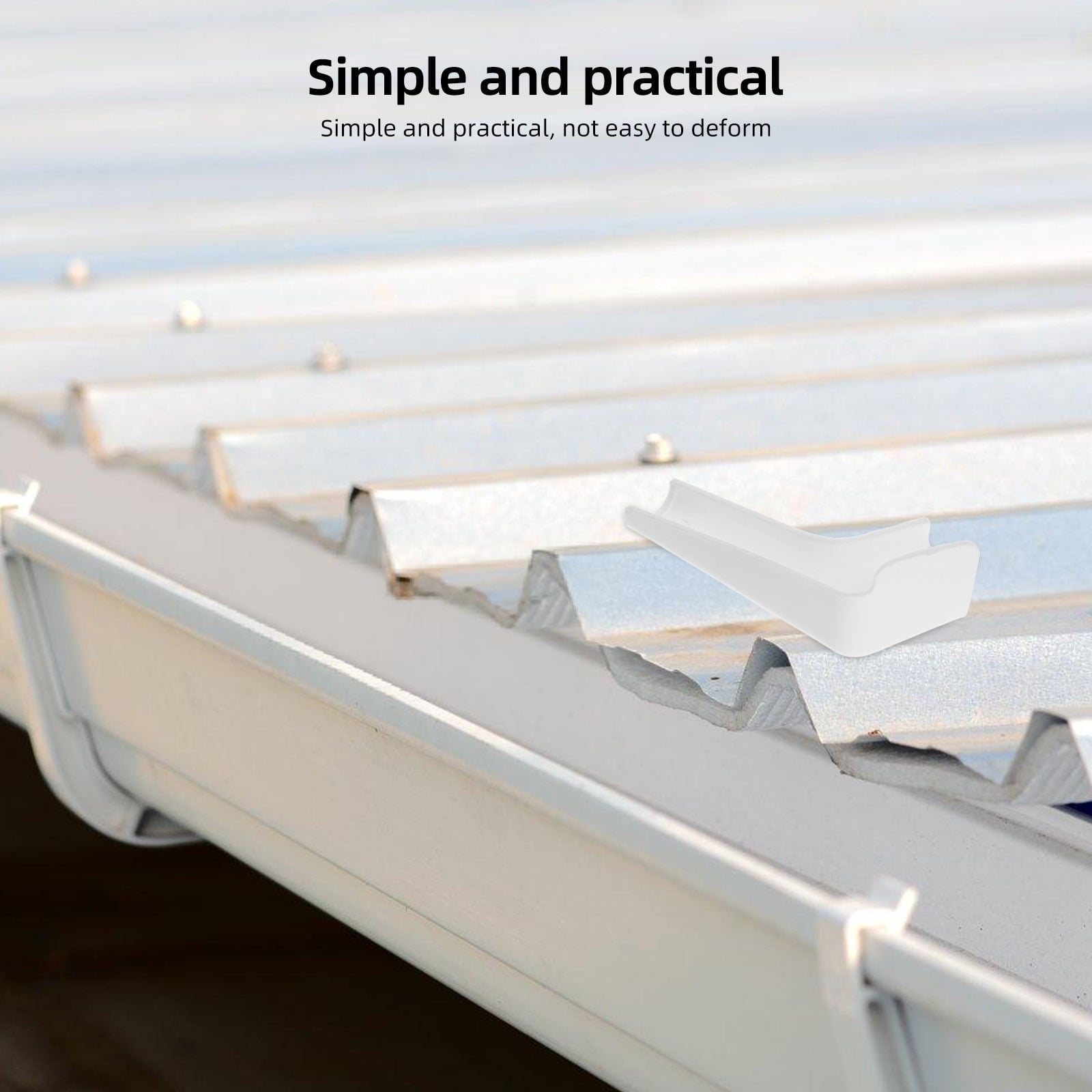 HEMOTON 4pcs Rv Gutter Spouts Roof Gutter Rainwater Gutter Rv Rain ...