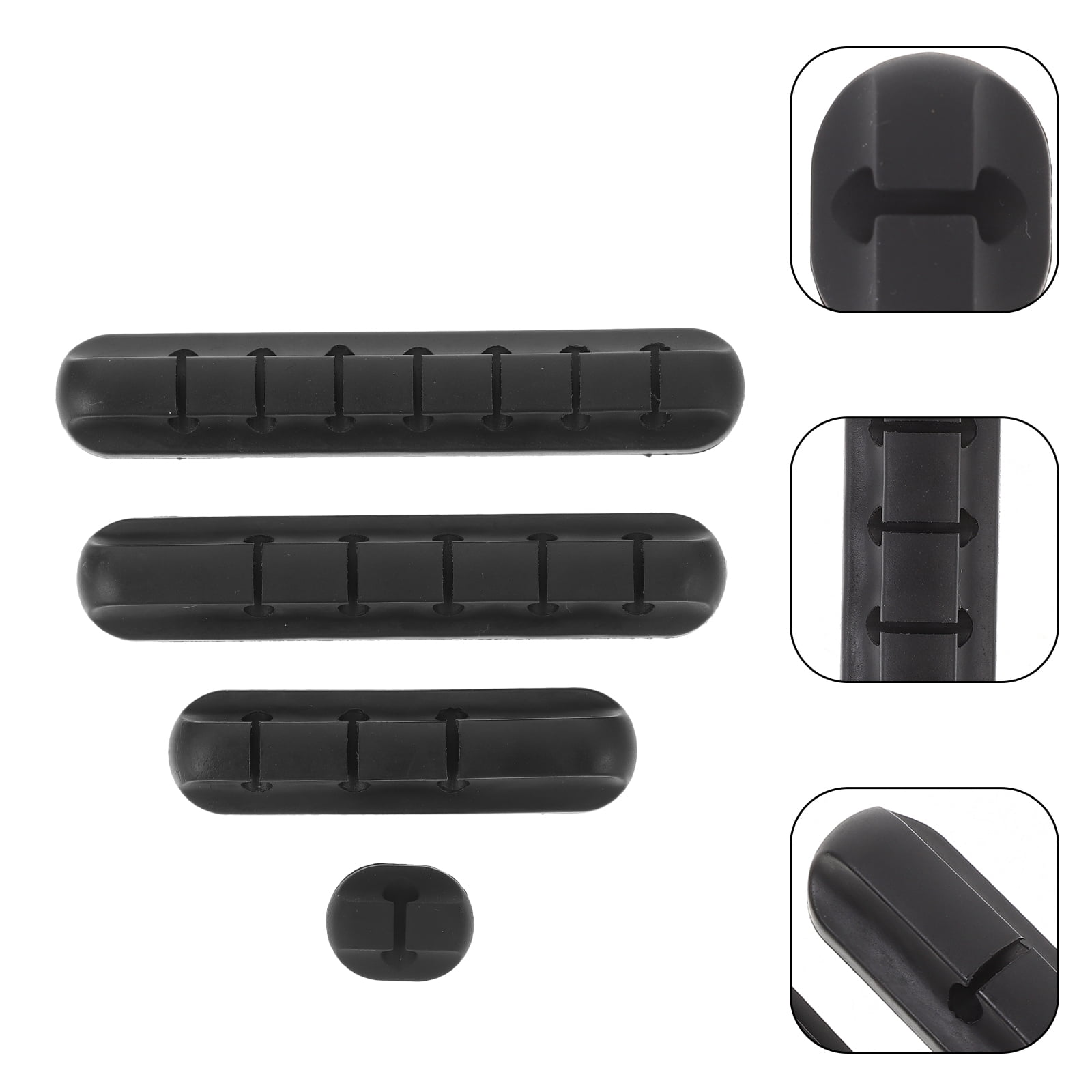 HEMOTON 4pcs Wire Fixing Clamps Self Adhesive Wire Clip Cable Fixing ...