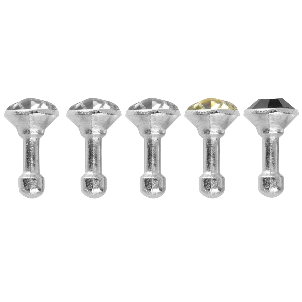 HEMOTON 5 Pcs 3.5mm Jack Cell phone Plug Fashion Diamond- Pin for Pixel ...