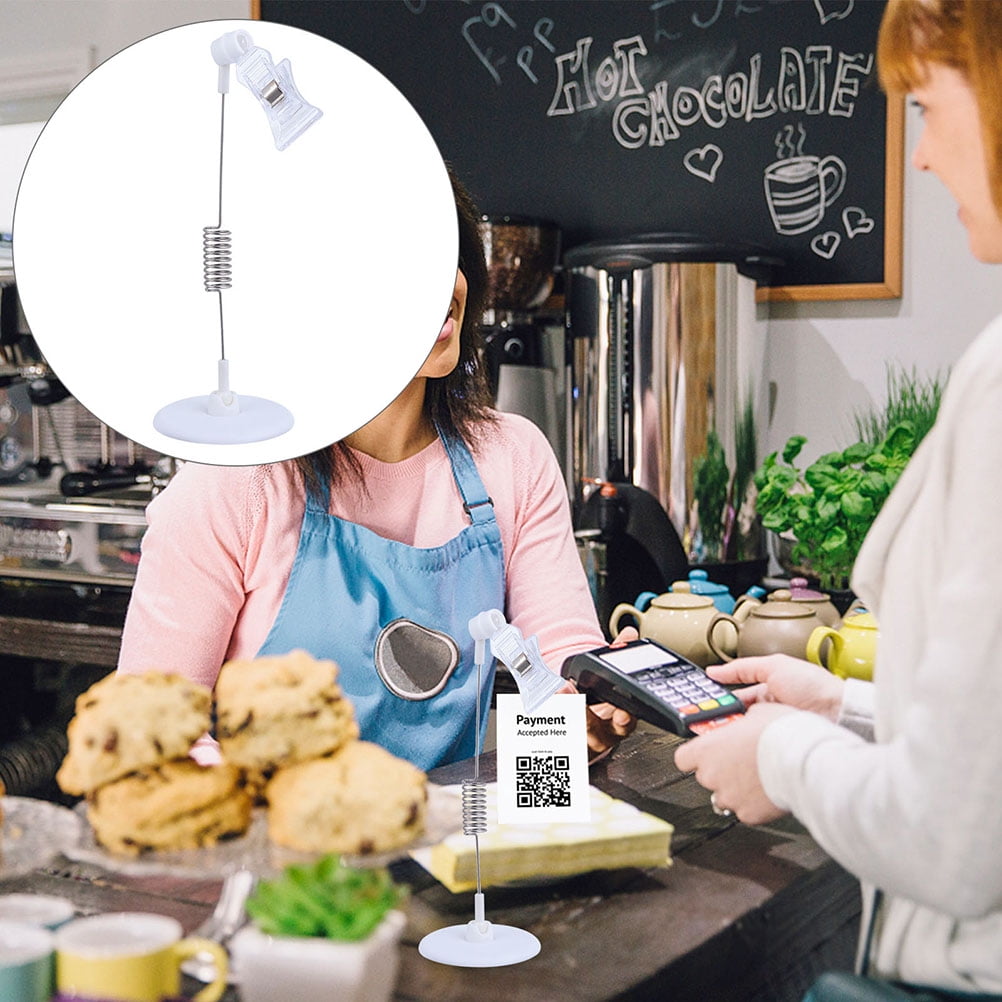 HEMOTON 5 Pcs Display Stands Sticker Price Tag Label Holder Supermarket ...