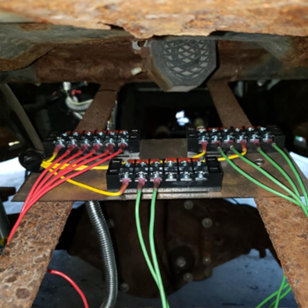 HEMOTON 5 Sets Power Distribution Block Screw Terminal Connector Work ...