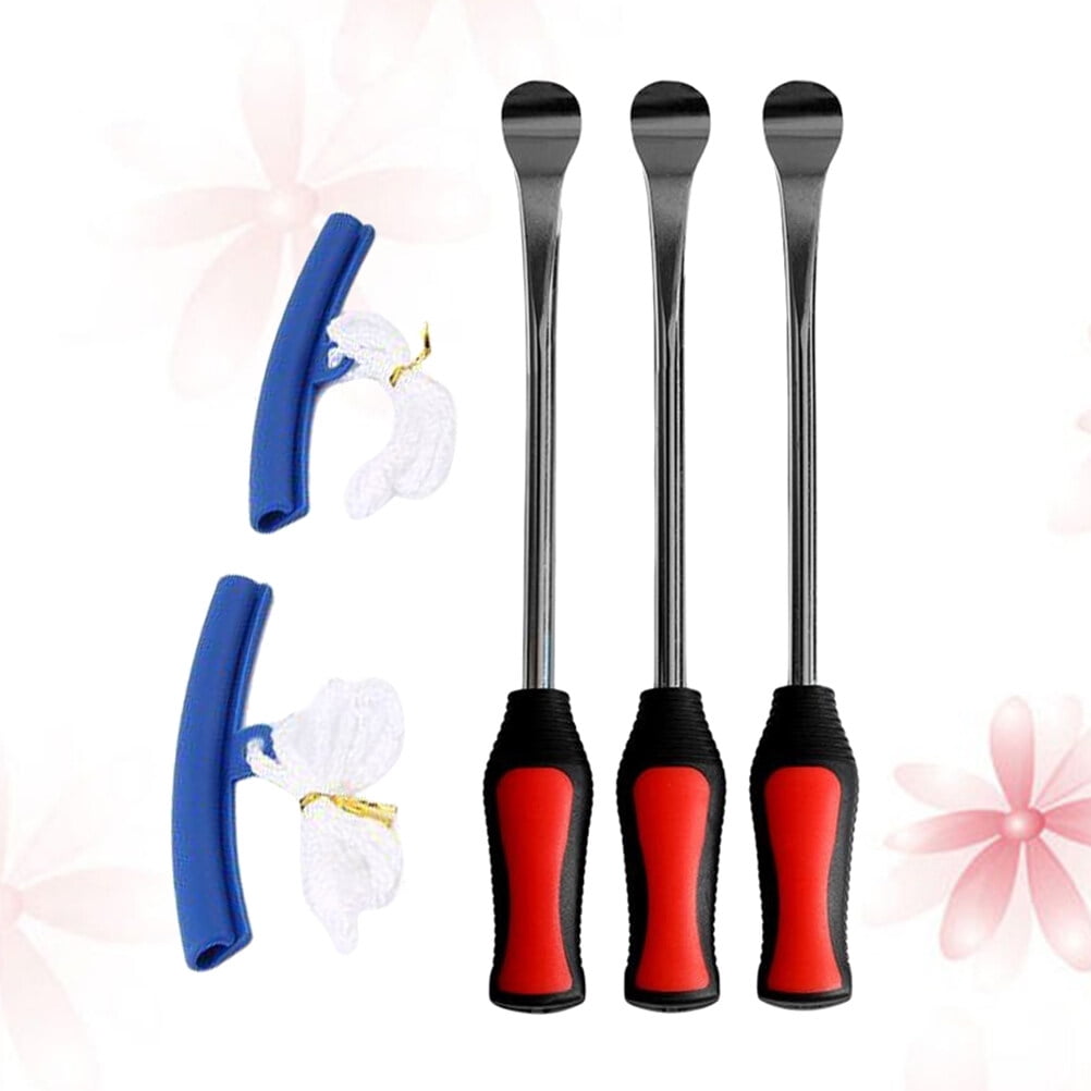 HEMOTON 5 in 1 Tire Changing Set Tire Spoon Lever Tools Rim Protector ...