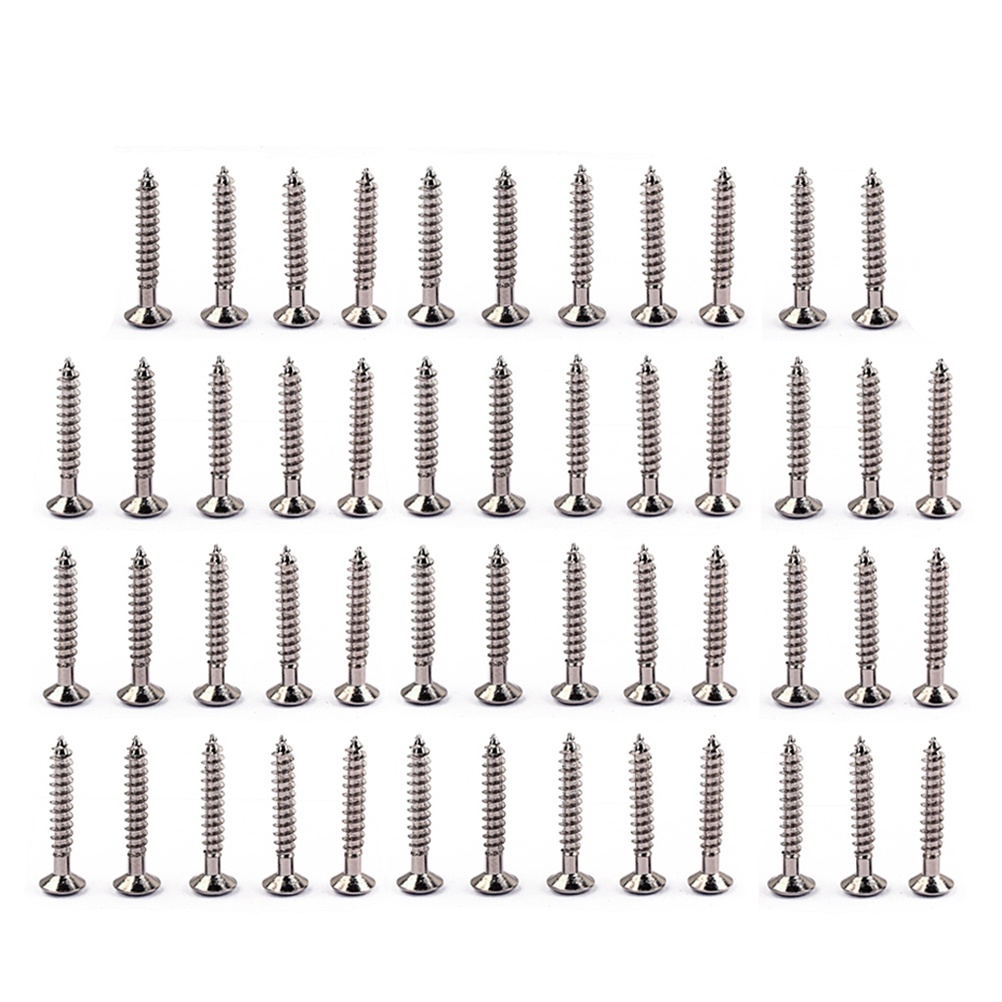 HEMOTON 50 PCS/Set Guitar Bass Bridge Screws Guitar Tremolo Bridge ...