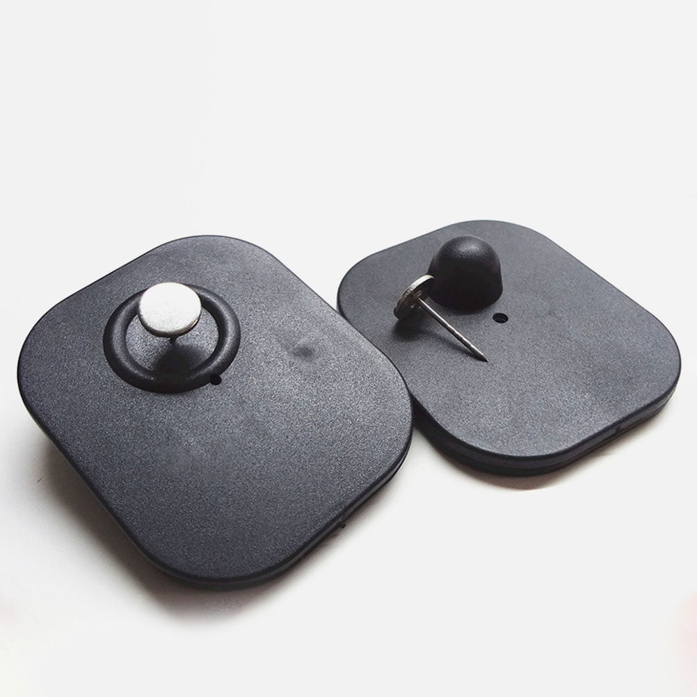 HEMOTON 50 Pcs Anti-theft Deduction Tabs Clothing Tags Labels Black ...
