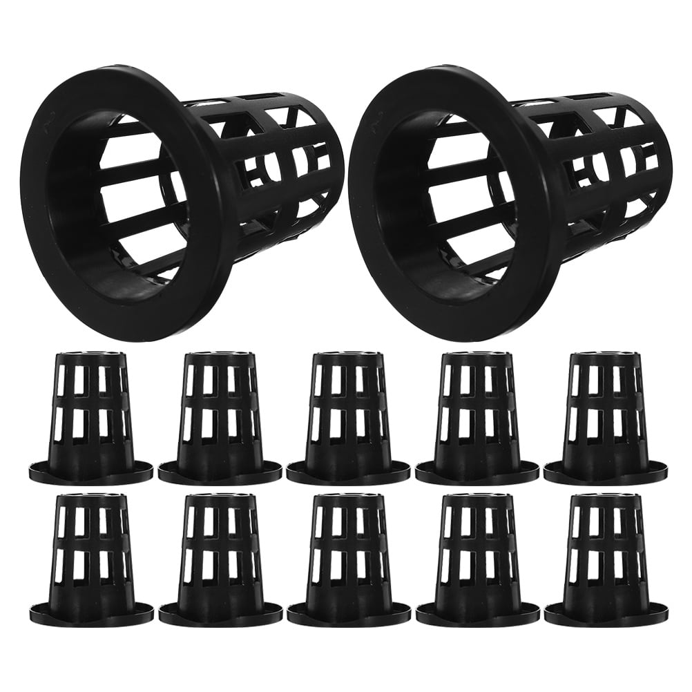 HEMOTON 50 Pcs Basket for Hydroponics Aquatic Plant Vegetable Mesh ...