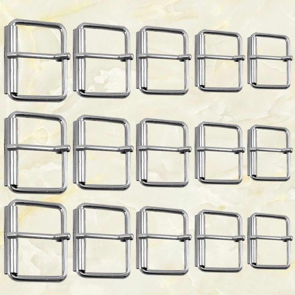 HEMOTON 50 Pcs Belt Buckle Hardware Bag Strap Adjustable Slide Buckles ...