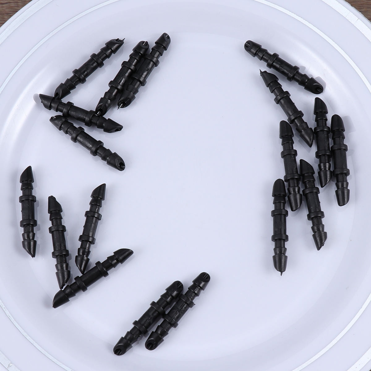 HEMOTON 50 Pieces Black Capillary Joint Plumbing Accessories Barb ...