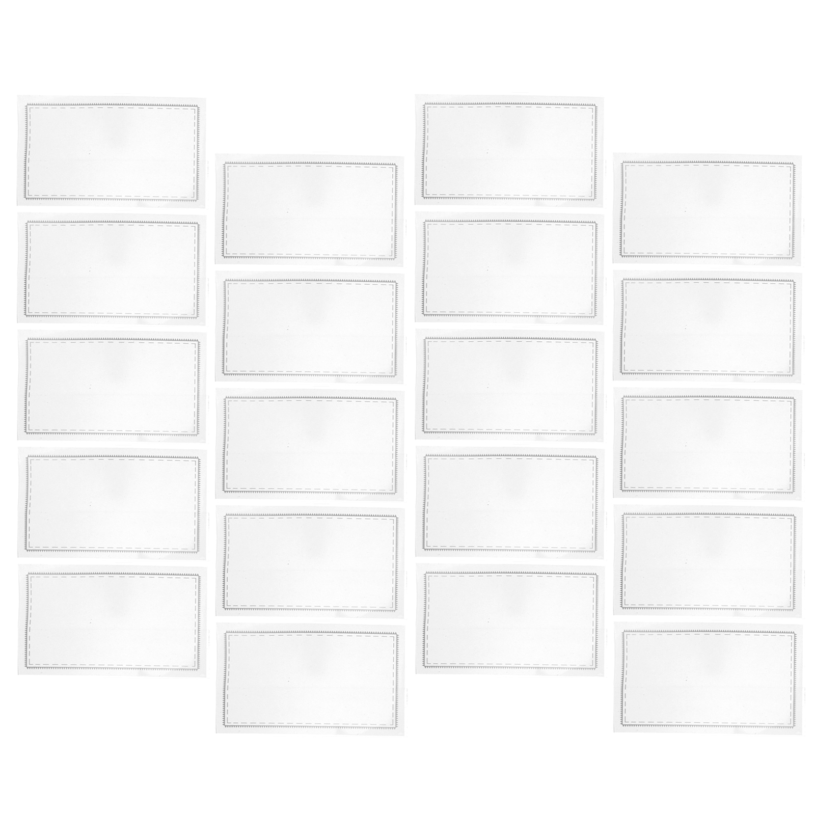 HEMOTON 50 Pcs Card Protectors Pin Back Name Tags Student 9x6.7cm ...