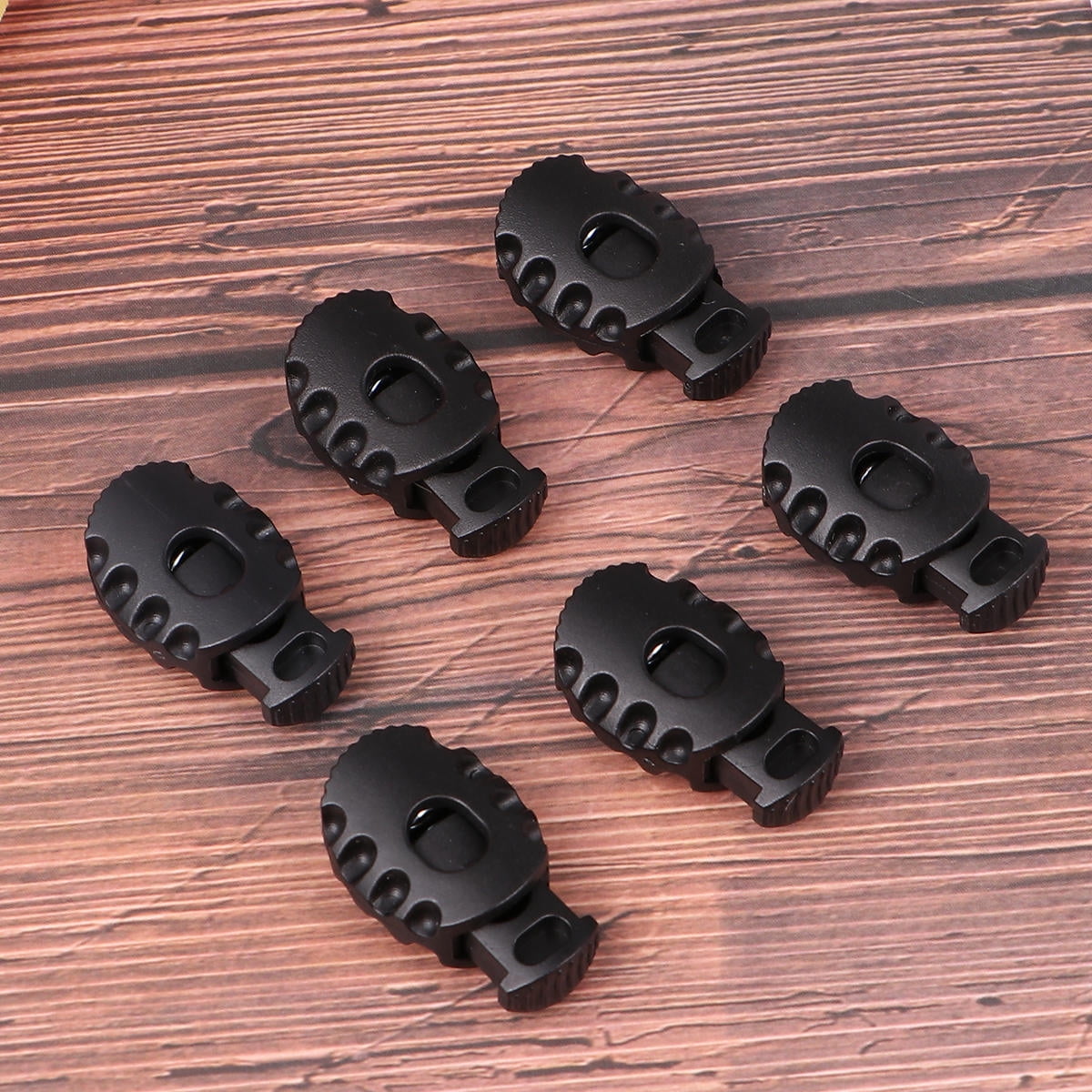 HEMOTON 50 Pcs Clothes Spring Buttons Cord Toggles Locks End Stopper ...