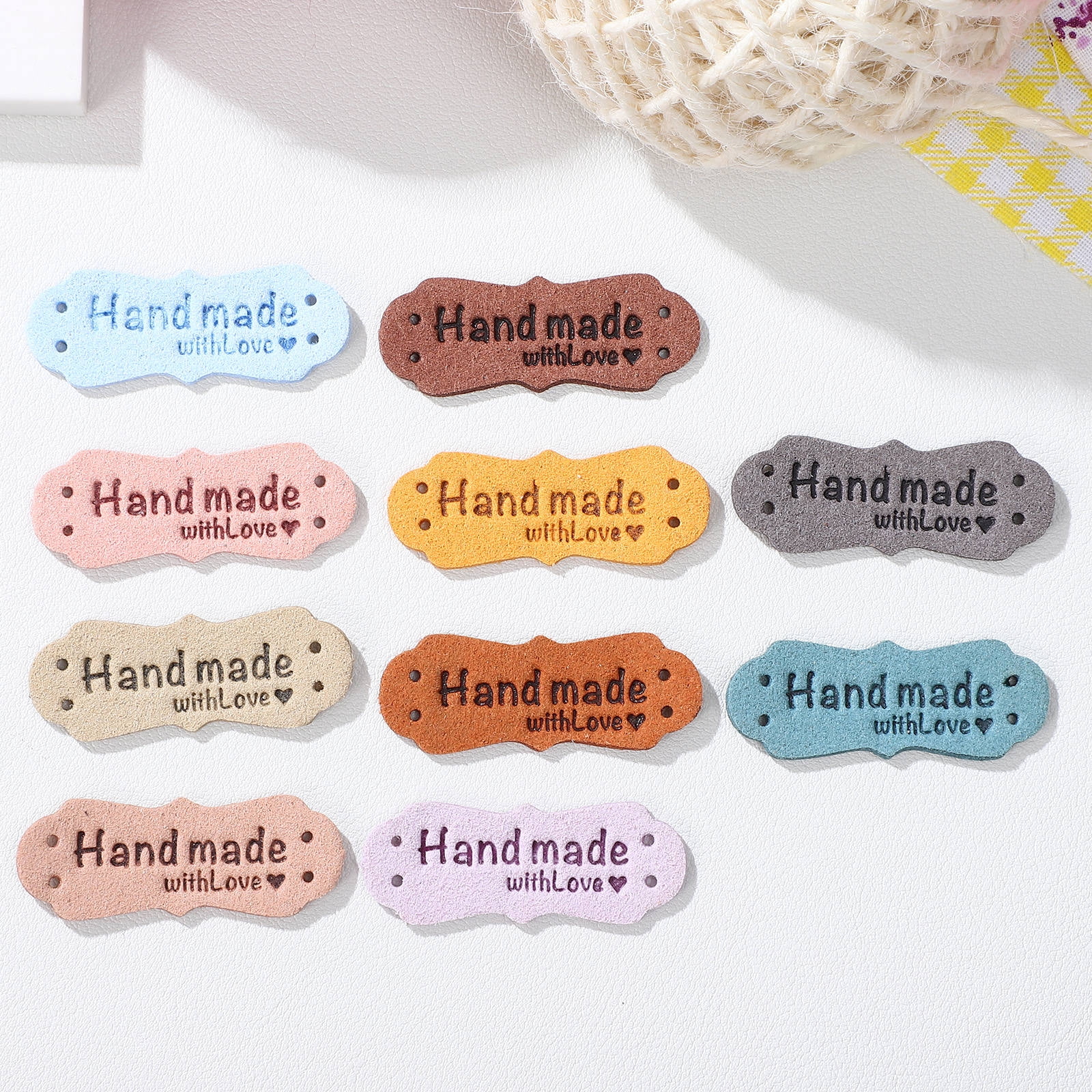 HEMOTON 50 Pcs Crochet Tags for Handmade Items Labels Crafts Small ...