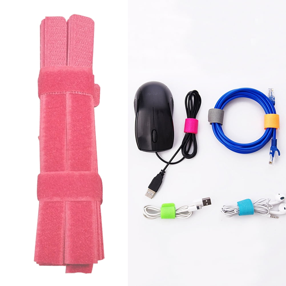 HEMOTON 50 Pcs Nylon Cable Straps Cable Tie Wraps Keeper Charging Cable ...