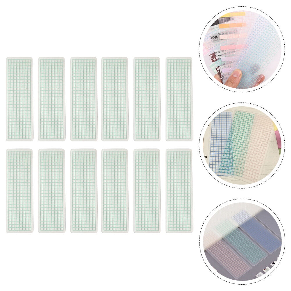 HEMOTON 50 Pcs Tape Sample Plates 帐胶带分装 Boards Storage Shelf - Walmart.com