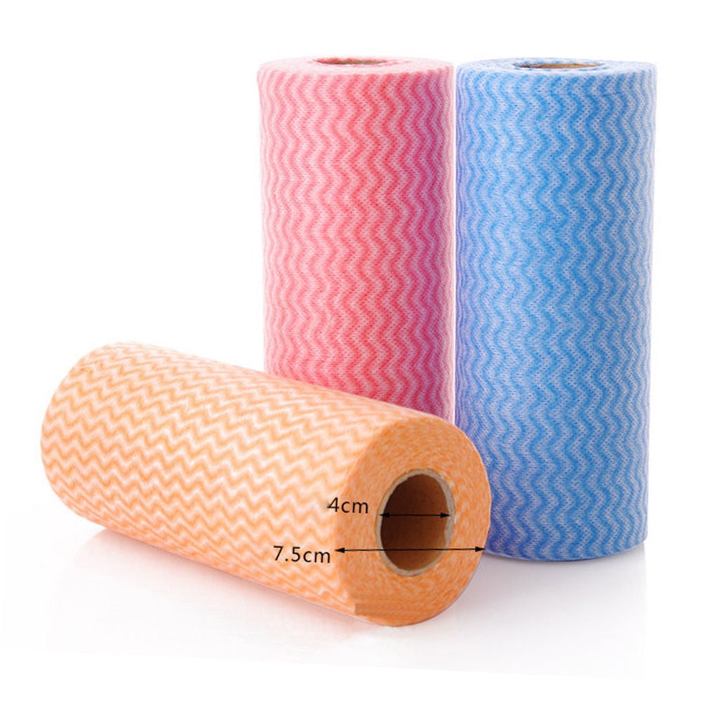 RENACLIPY Absorption Cleaning Cloth Orange for Wash Dishes and ...