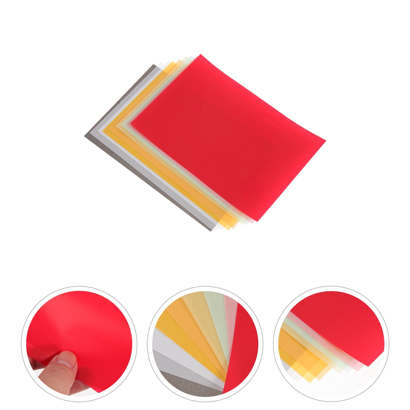 HEMOTON 50 Pcs Tracing Paper Colored Sulfuric Acid Paper Copy Paper ...