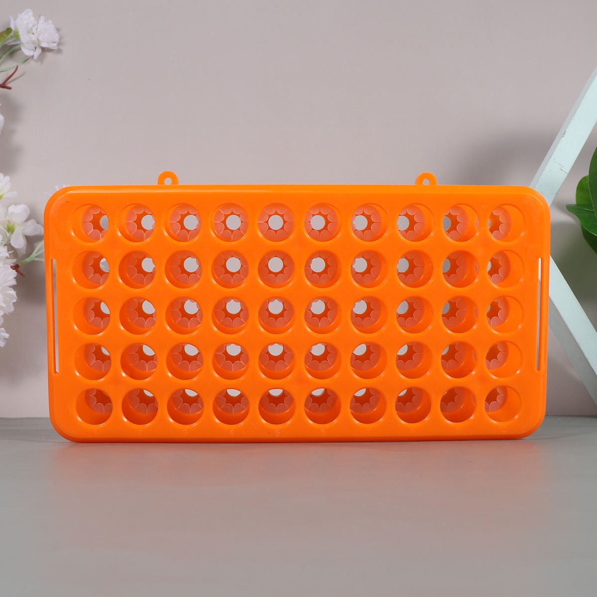 HEMOTON 50 Slots Laboratory Test Tube Rack Holder Water Bath - Walmart.com