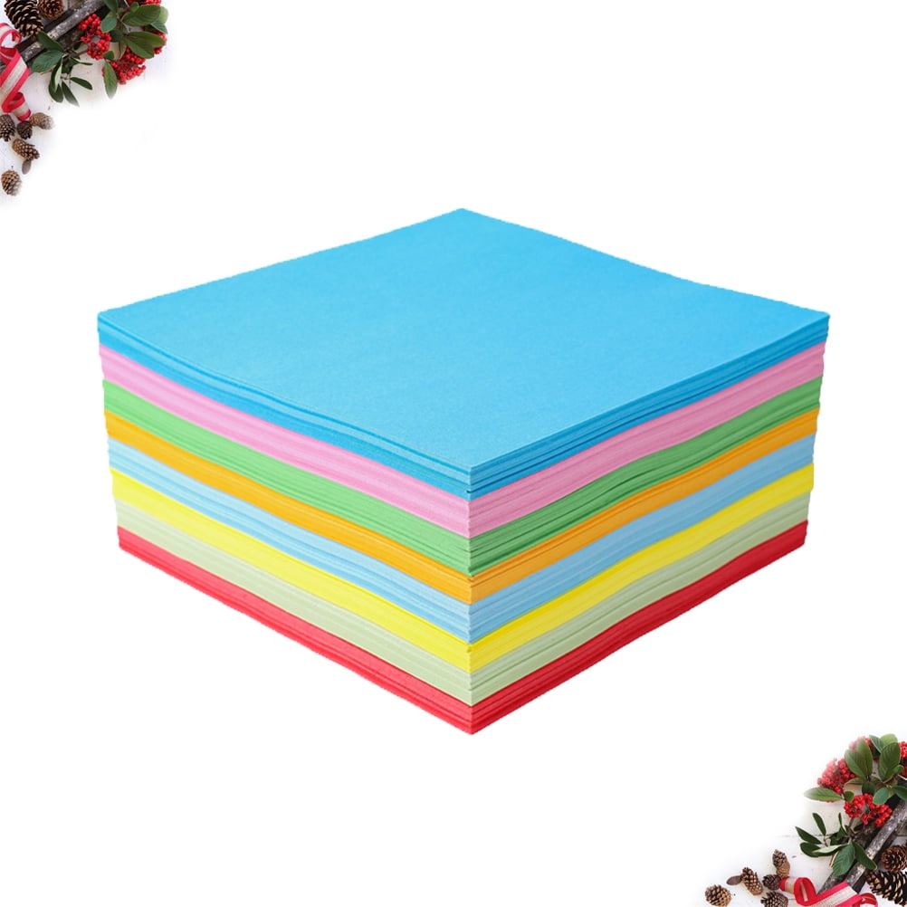 HEMOTON 500pcs Handwork Colorful Paper Handcraft Paper DIY Folding ...
