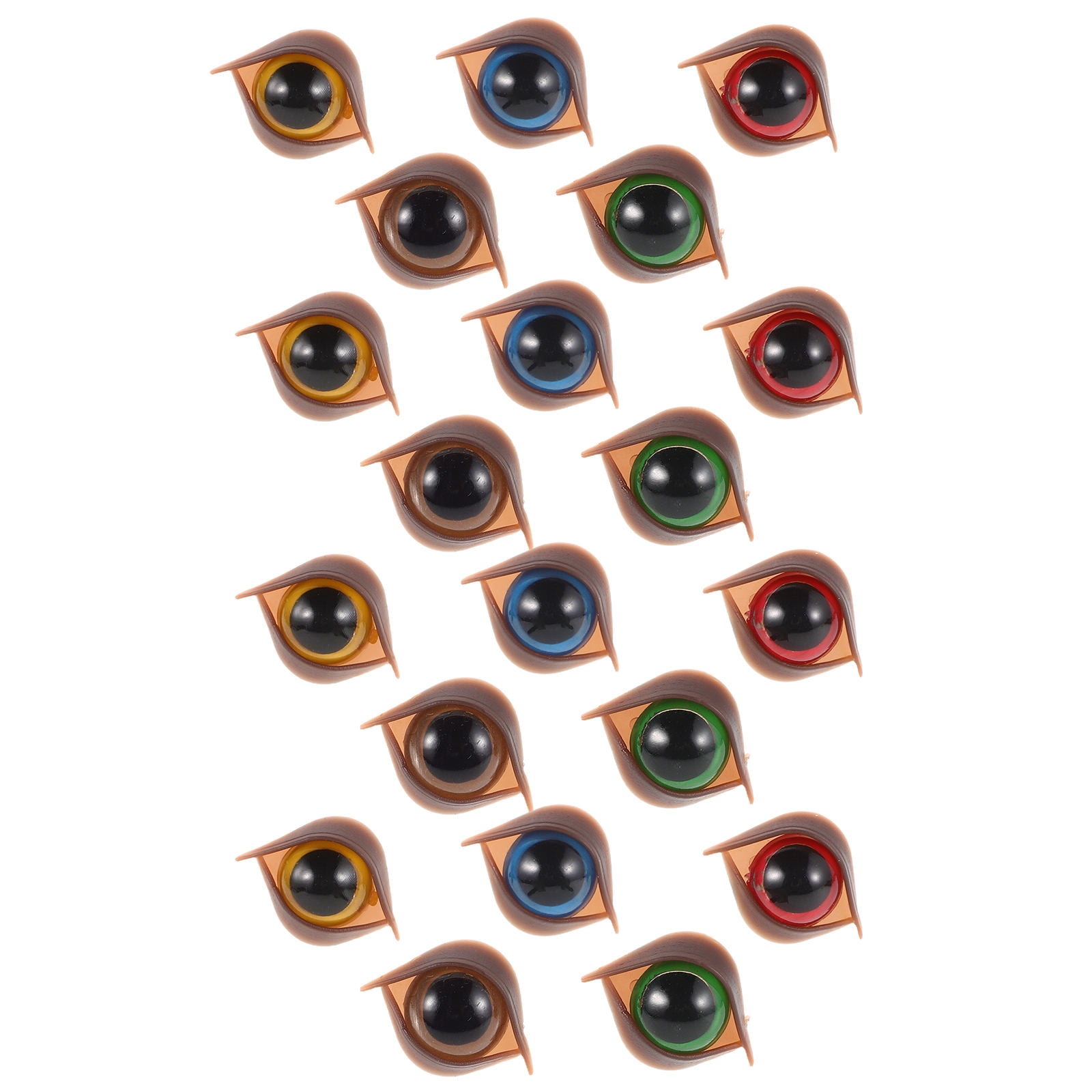 HEMOTON 50PCS Safety Eyes Crochet Animals Eyes Plastic Eyes Craft Eyes ...